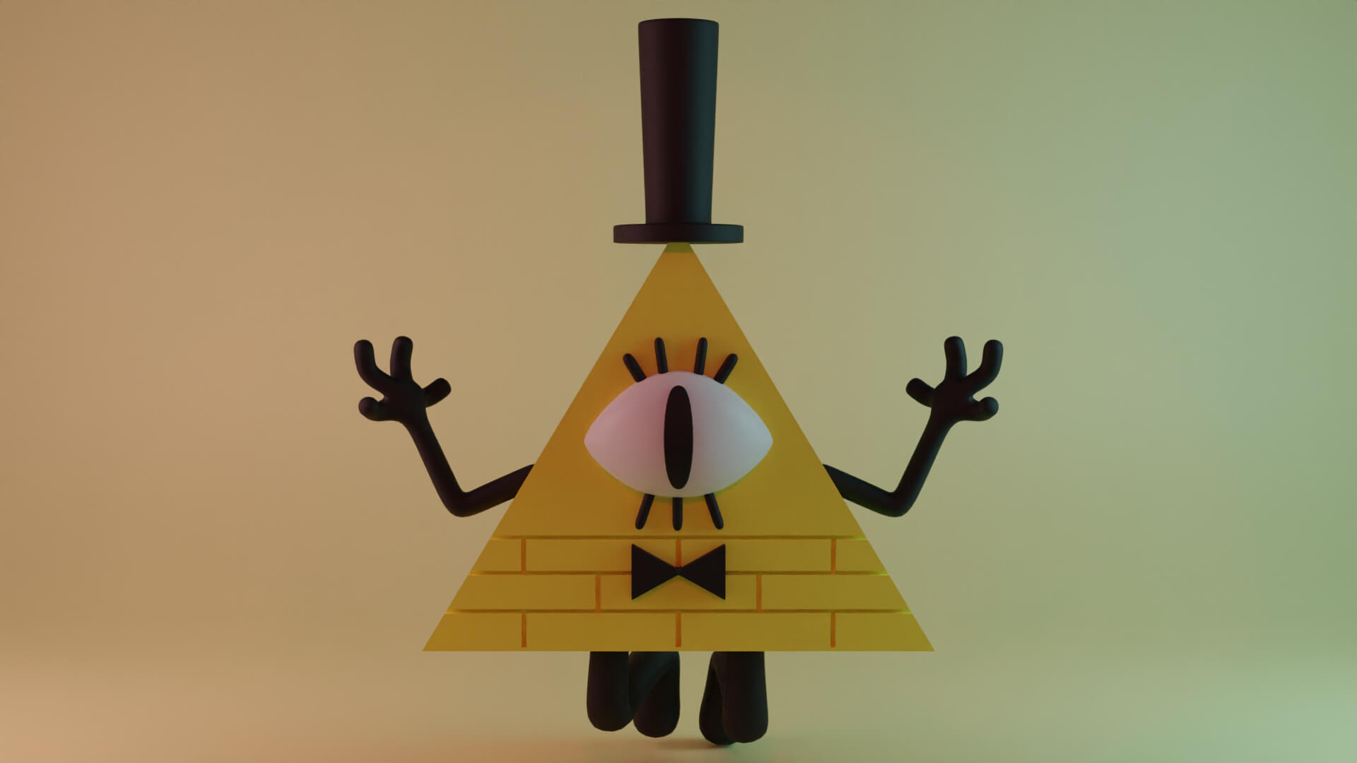 Bill Cipher gravity falls - 3D Model by clickdamn