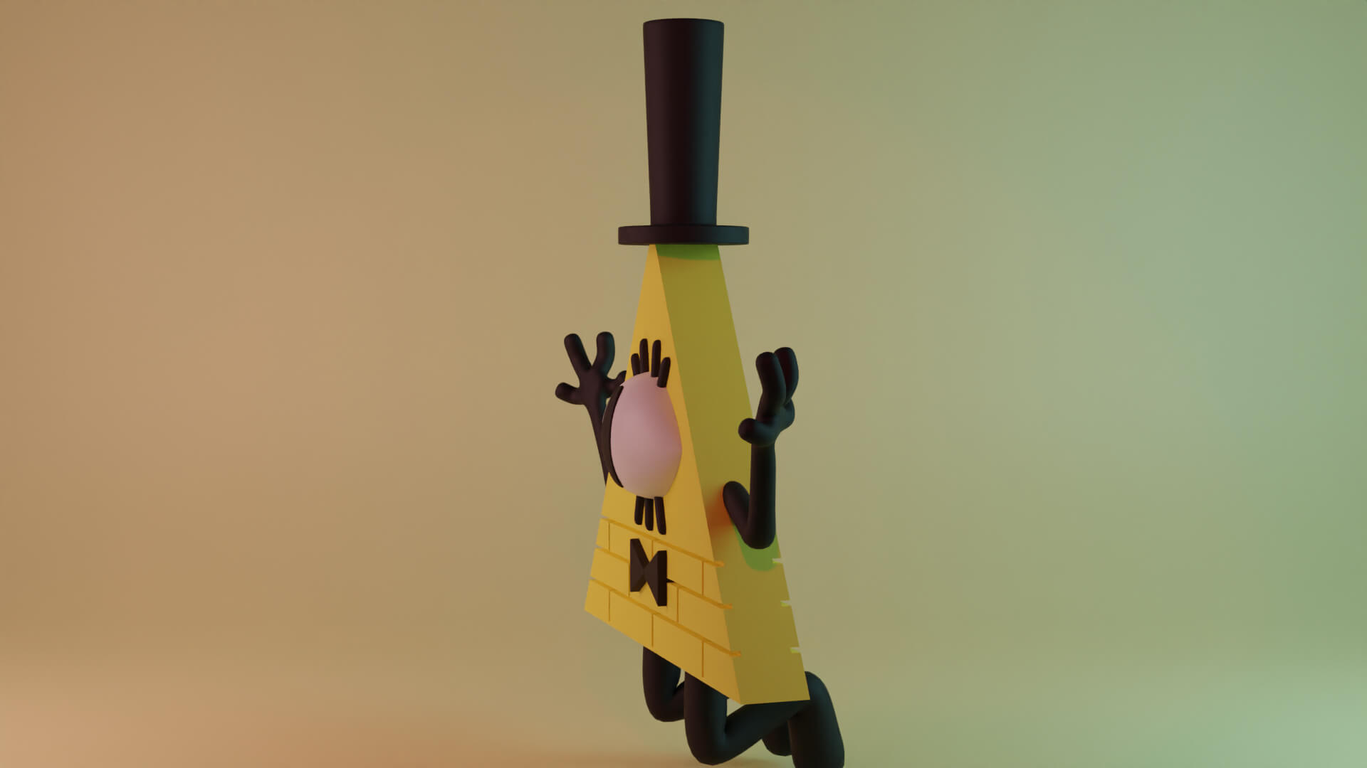 Bill Cipher gravity falls - 3D Model by clickdamn