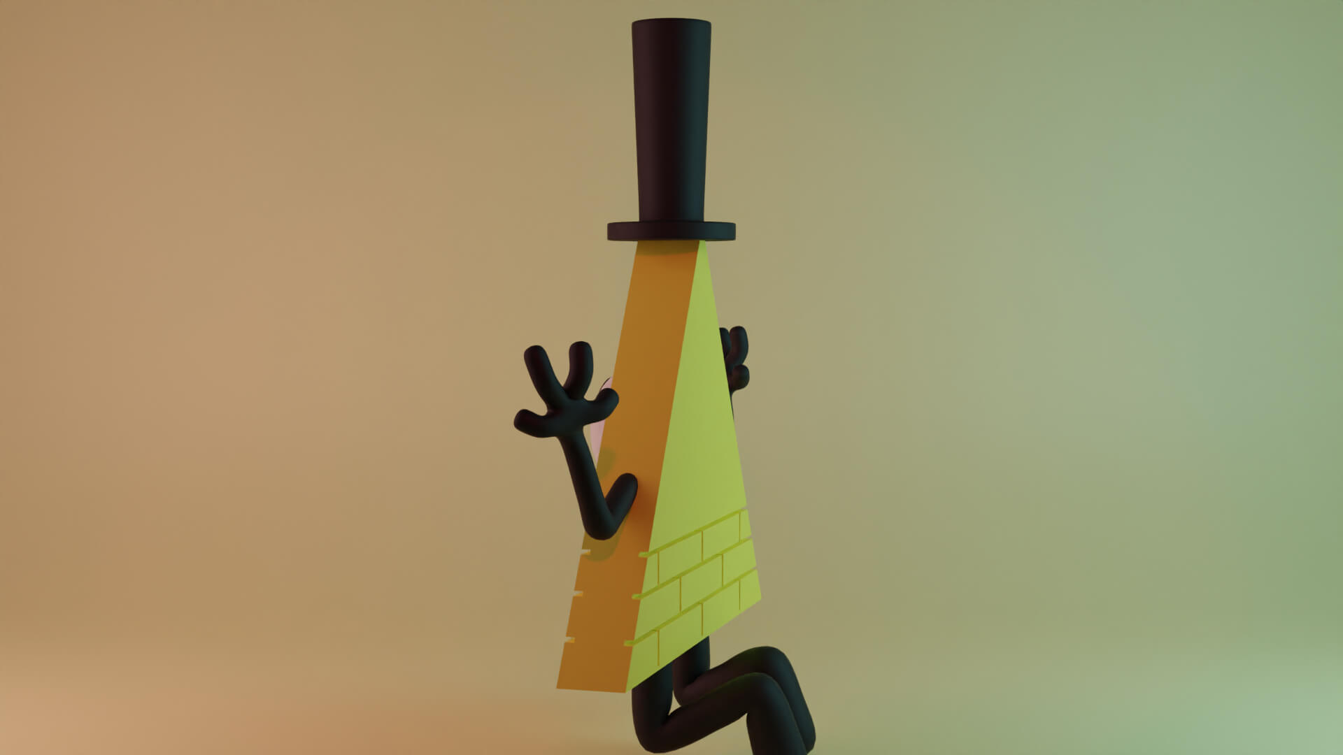 Bill Cipher gravity falls - 3D Model by clickdamn