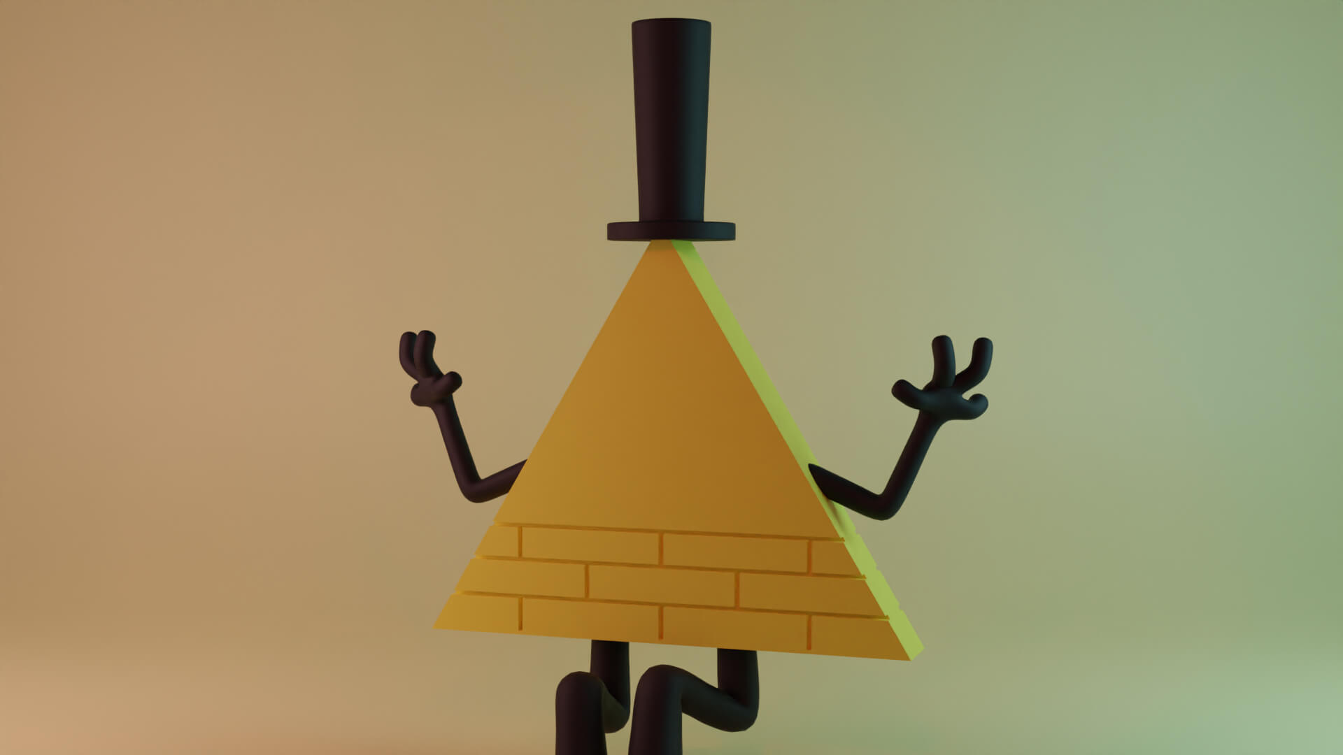 Bill Cipher gravity falls - 3D Model by clickdamn