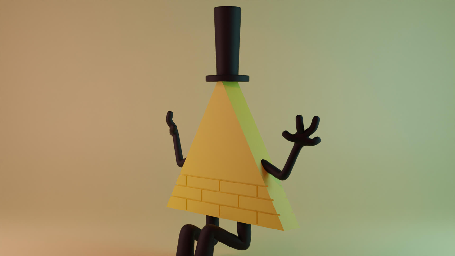 Bill Cipher gravity falls - 3D Model by clickdamn