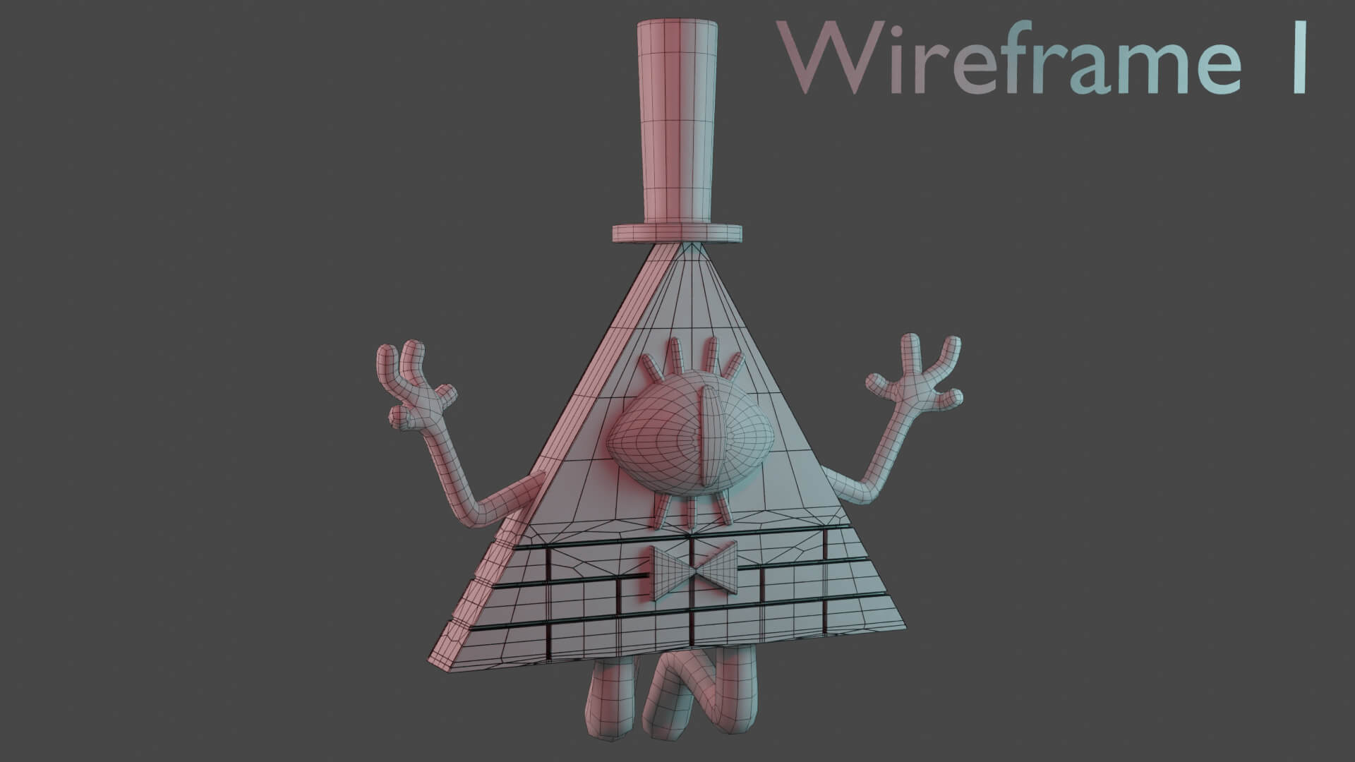 Bill Cipher gravity falls - 3D Model by clickdamn
