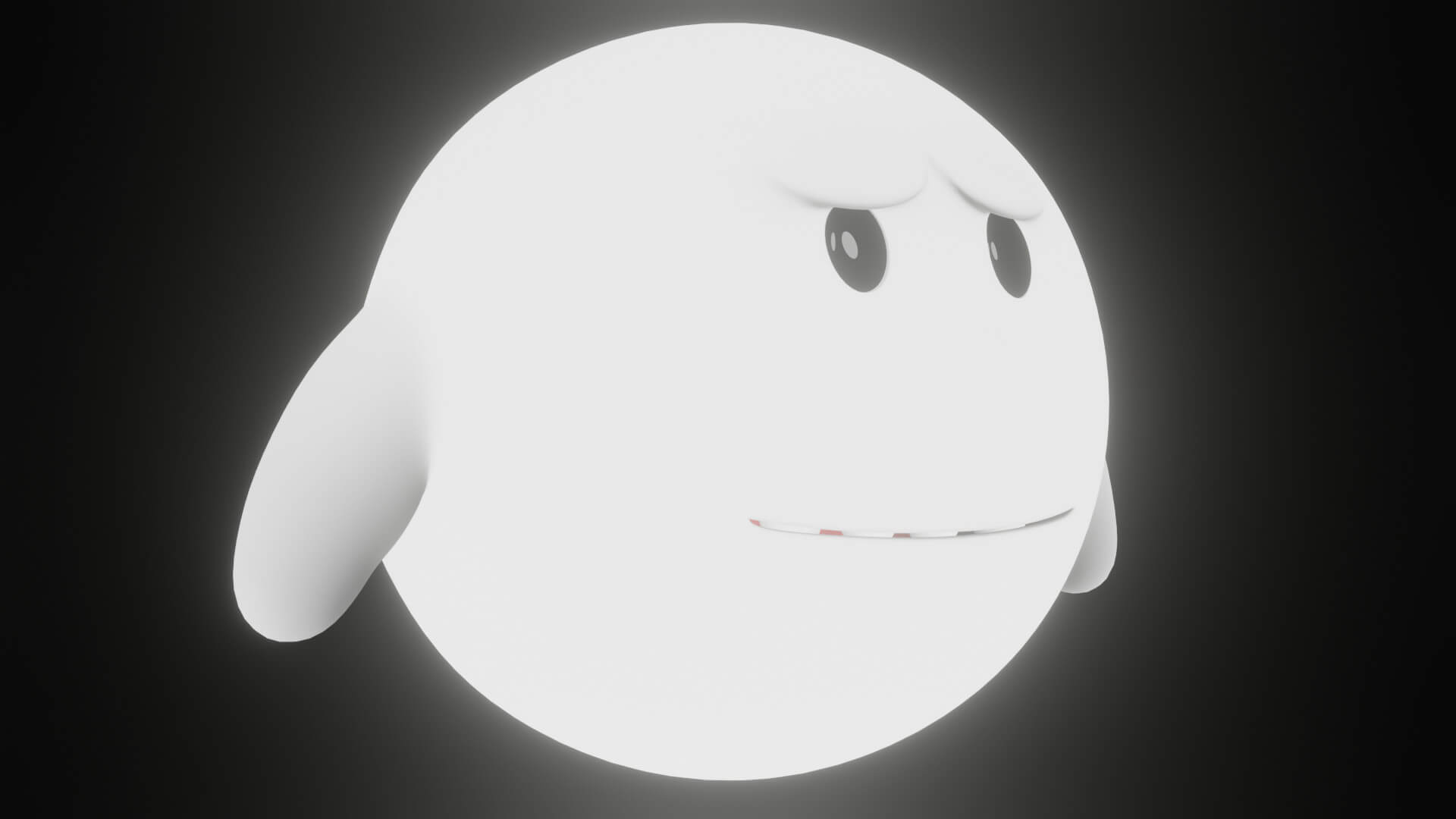 Boo From Mario's Games - 3D Model by clickdamn