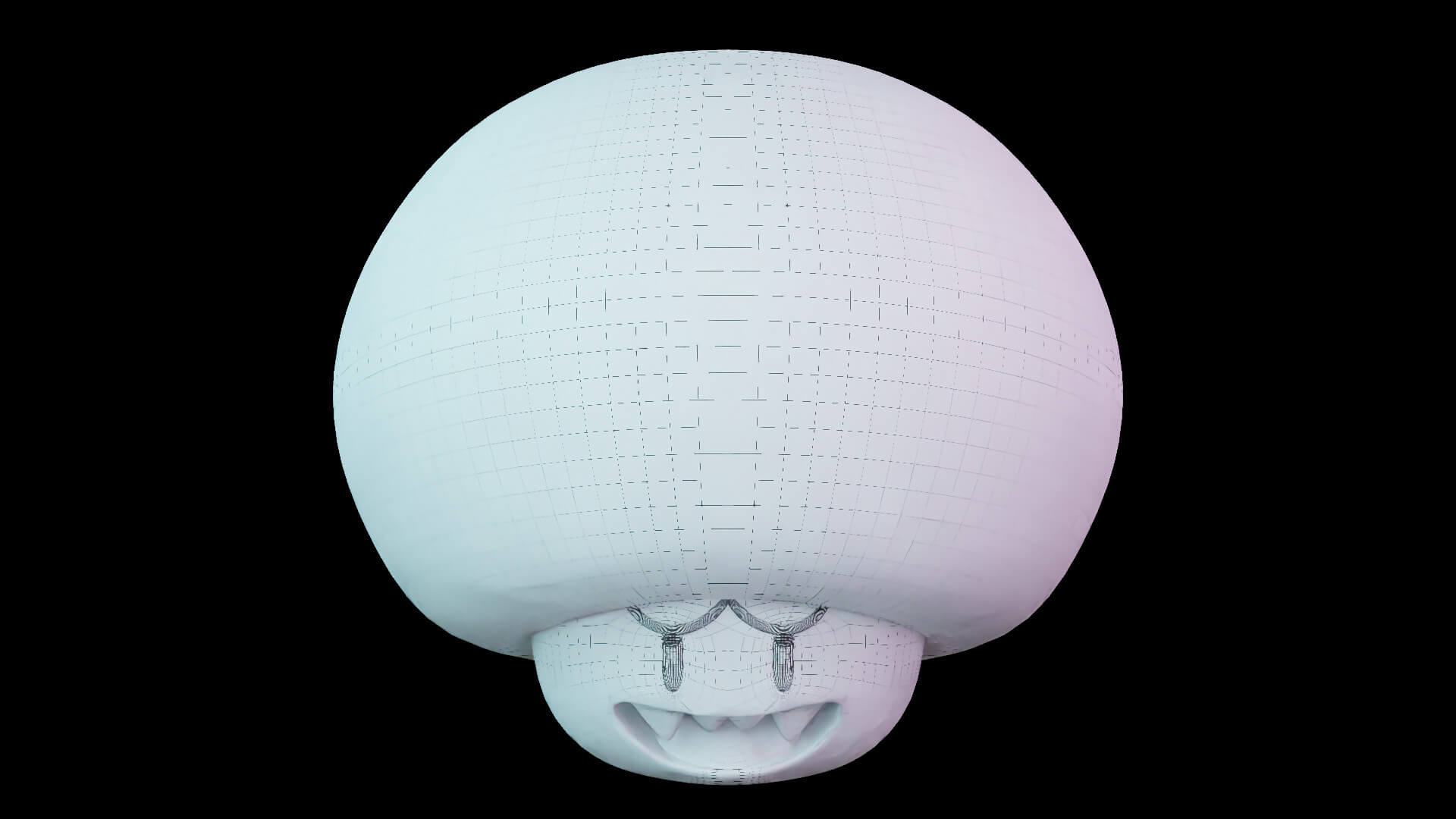 Boo Mushroom From Mario's Games - 3D Model by clickdamn