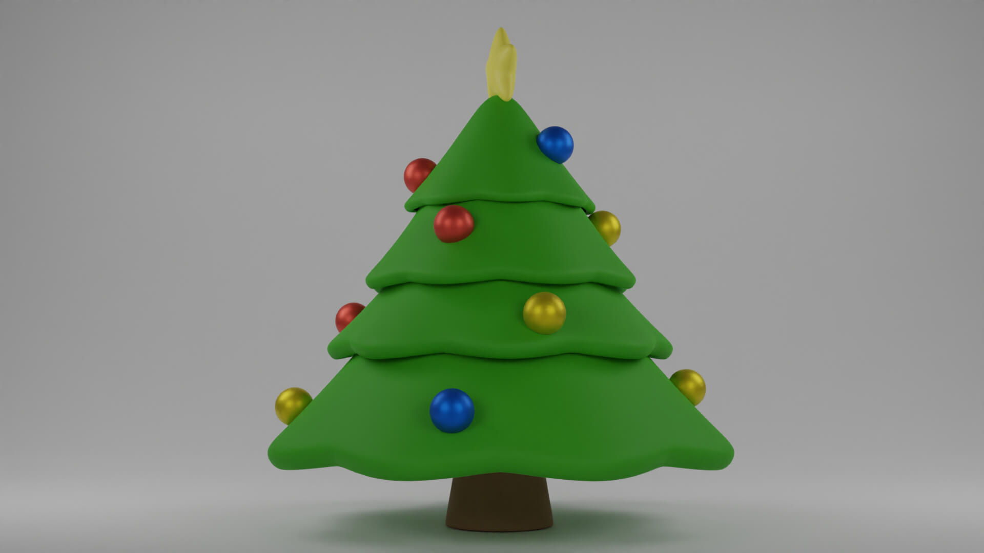 Christmas Tree - 3D Model by clickdamn
