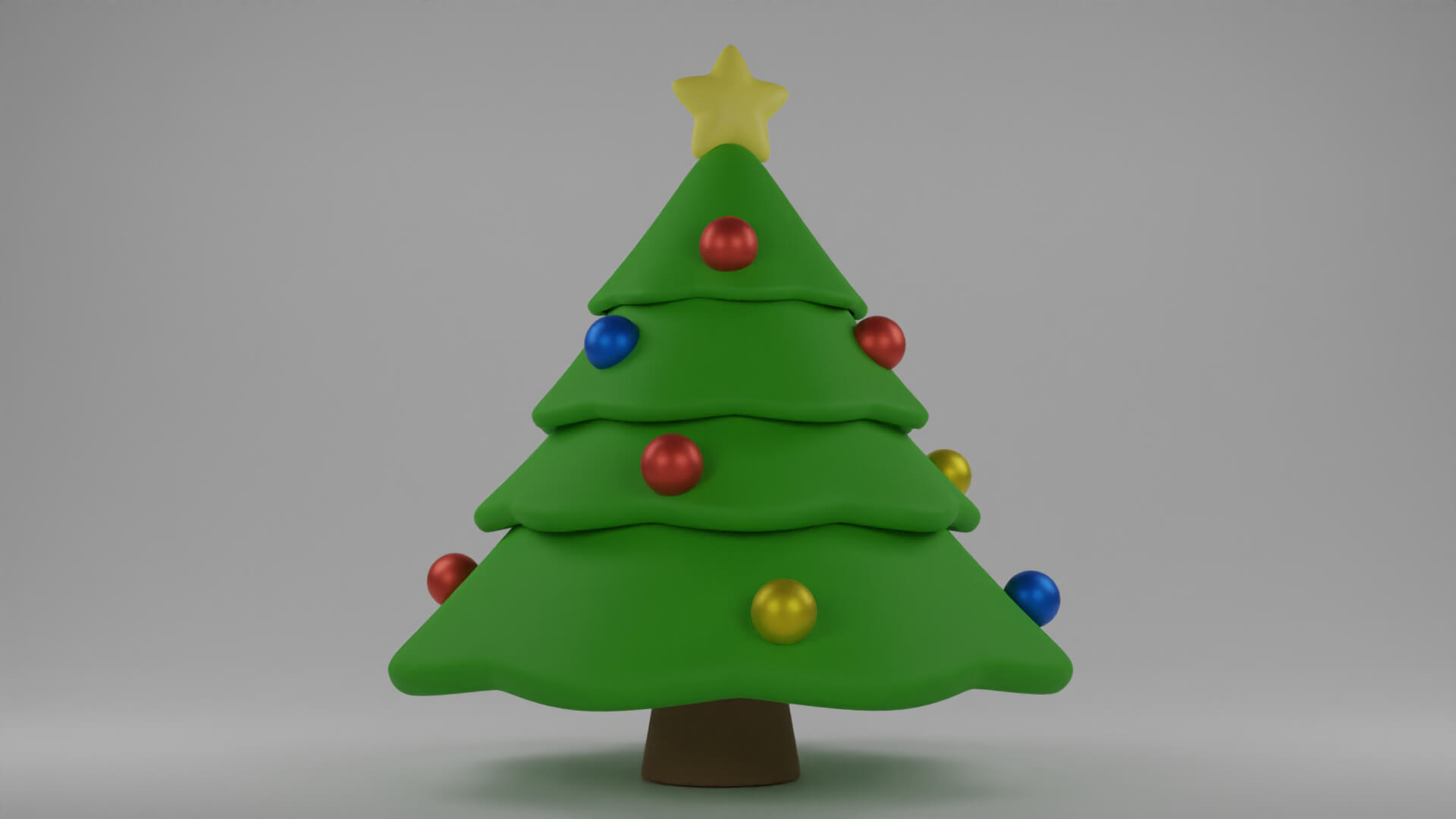 Christmas Tree - 3D Model by clickdamn