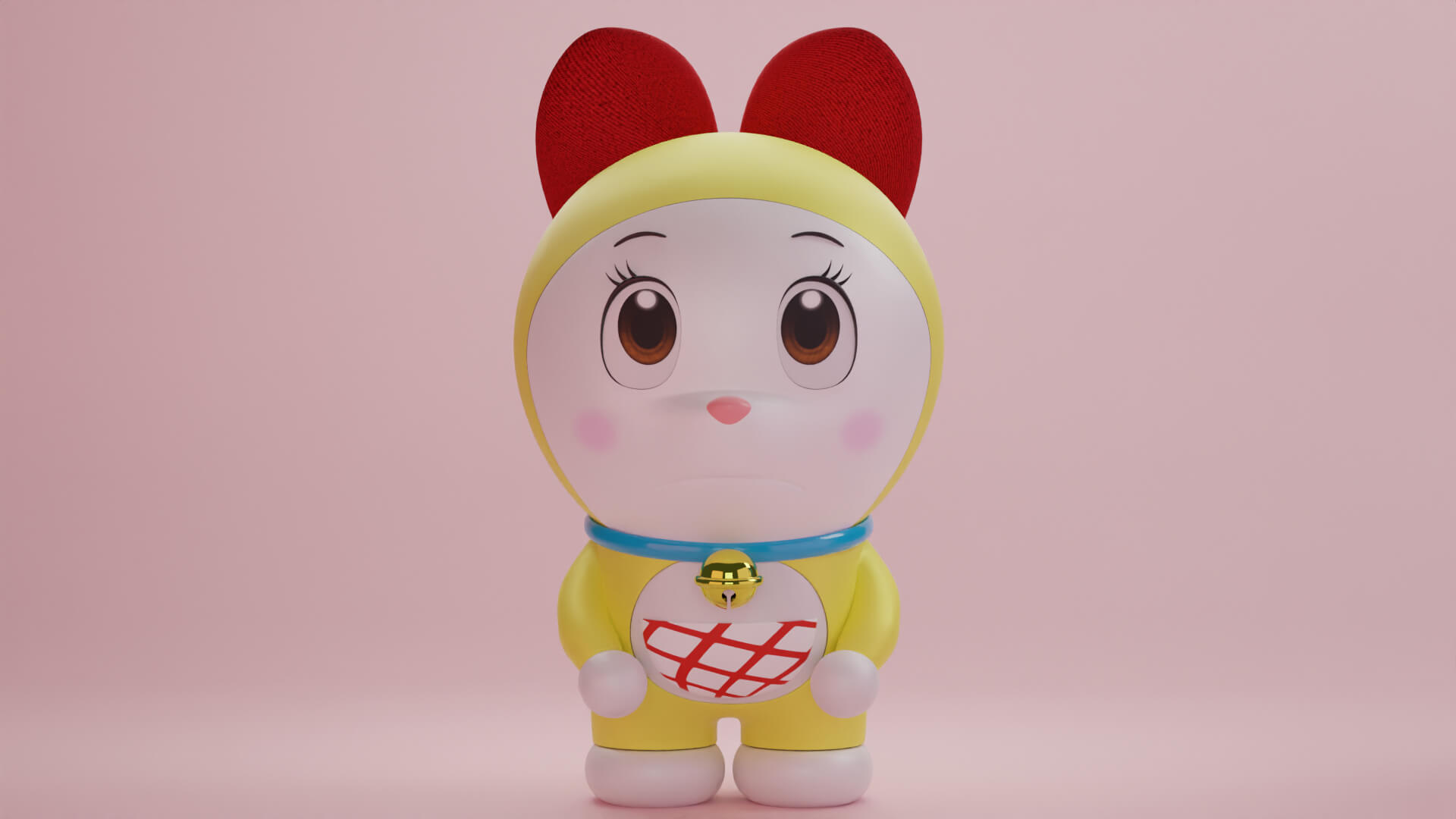 Doraemon and Dorami - 3D Model by clickdamn