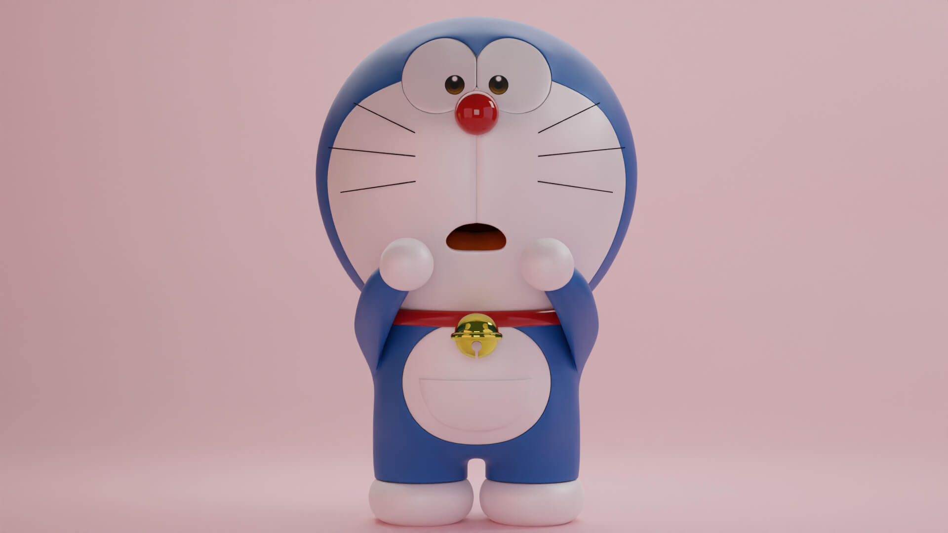 Doraemon and Dorami - 3D Model by clickdamn