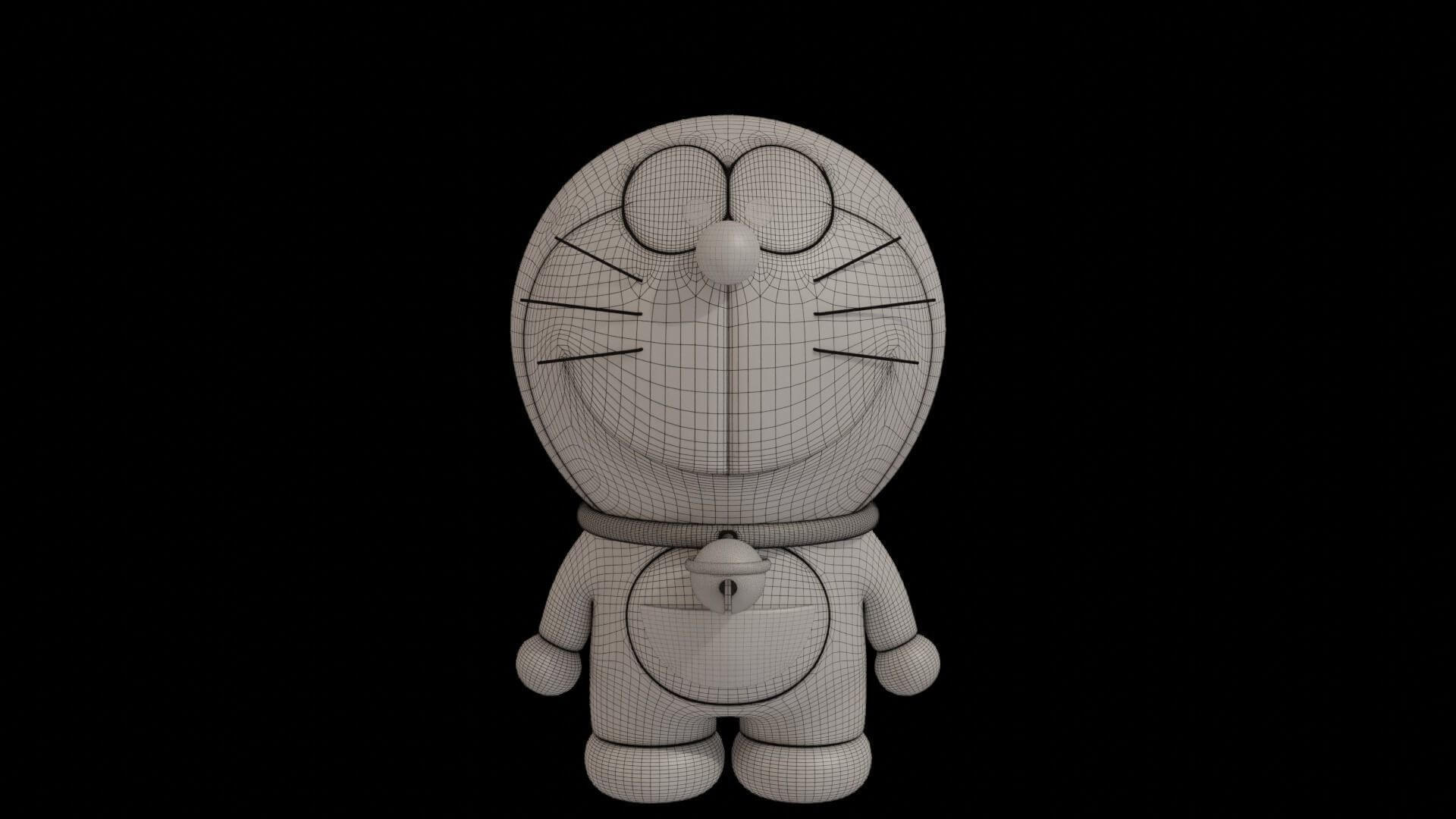 Doraemon and Dorami - 3D Model by clickdamn