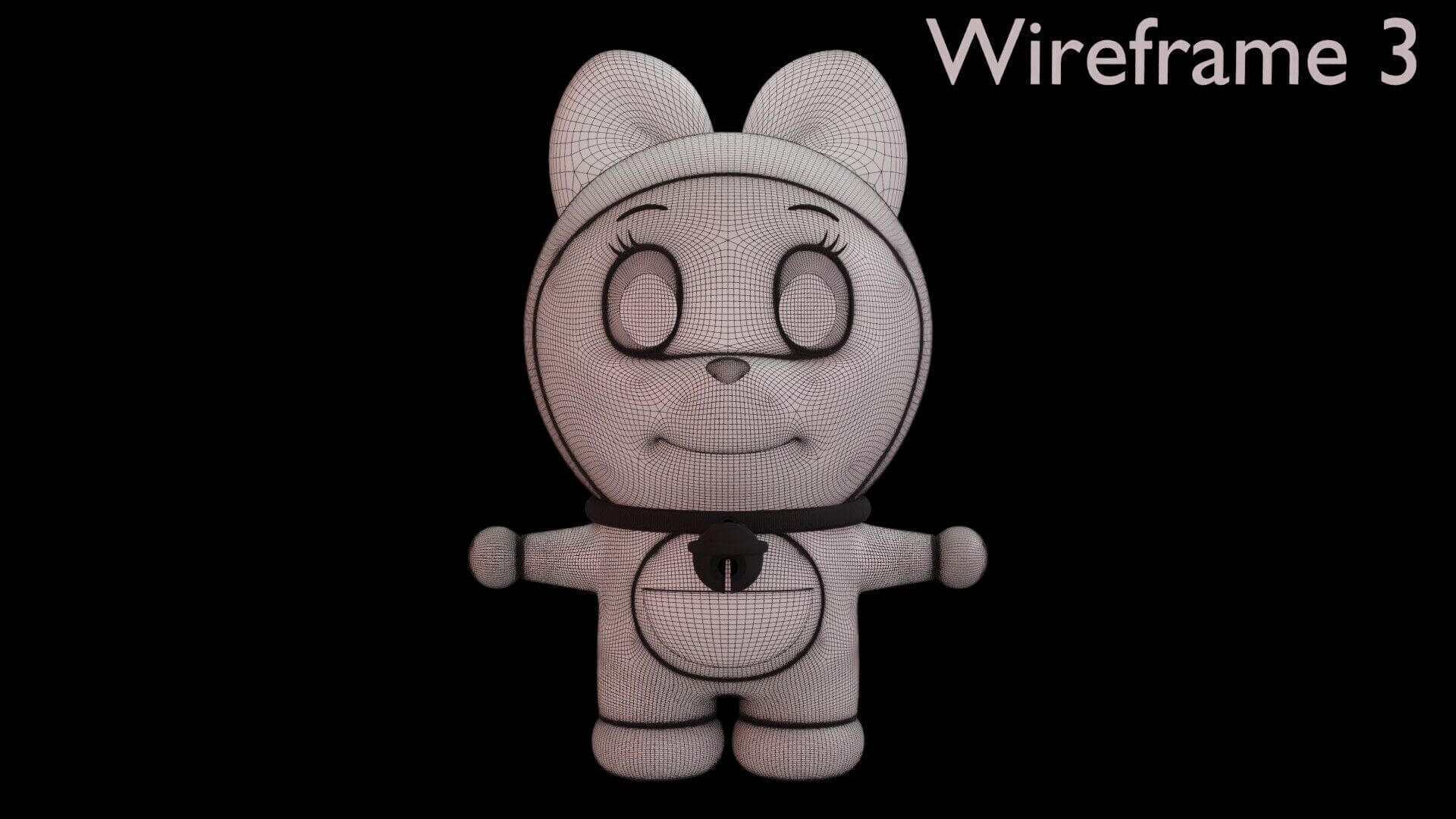 Doraemon and Dorami - 3D Model by clickdamn