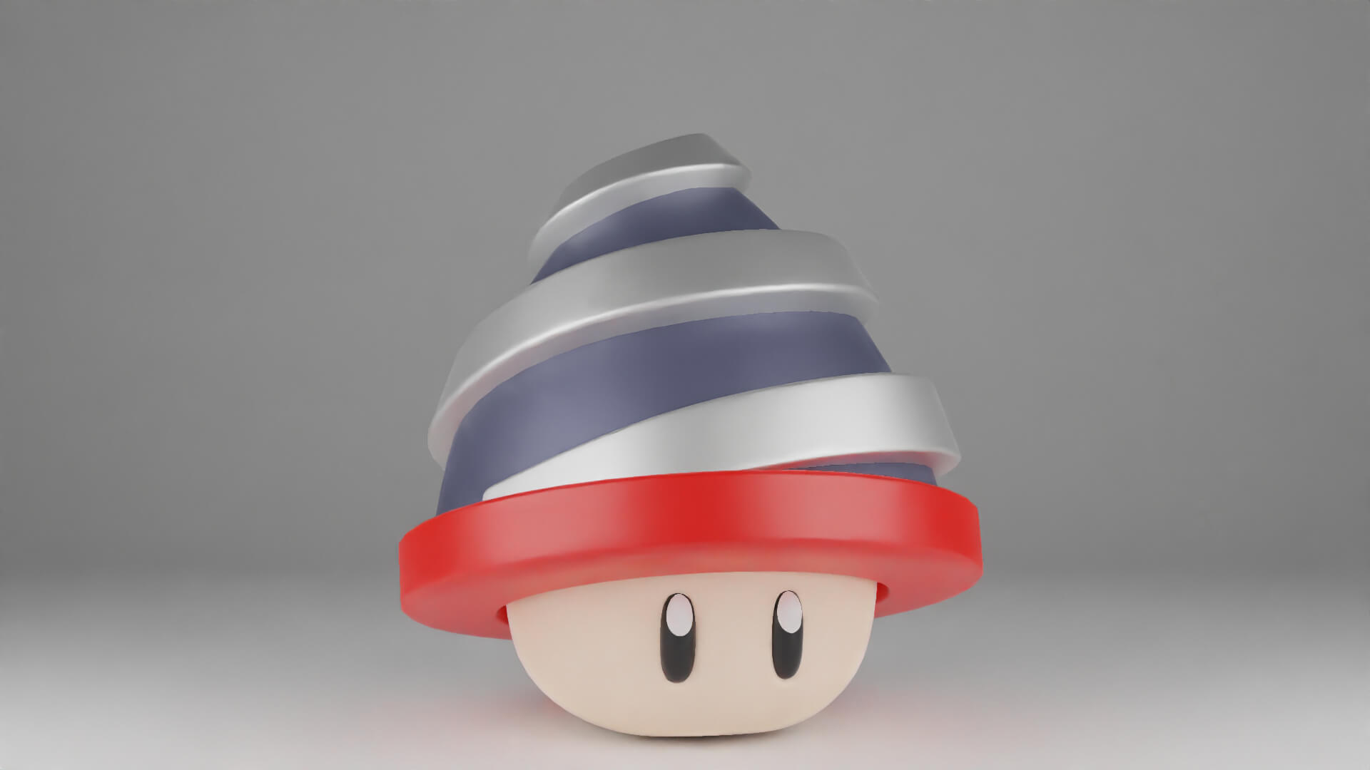 Drill Mushroom Mario - 3D Model by clickdamn