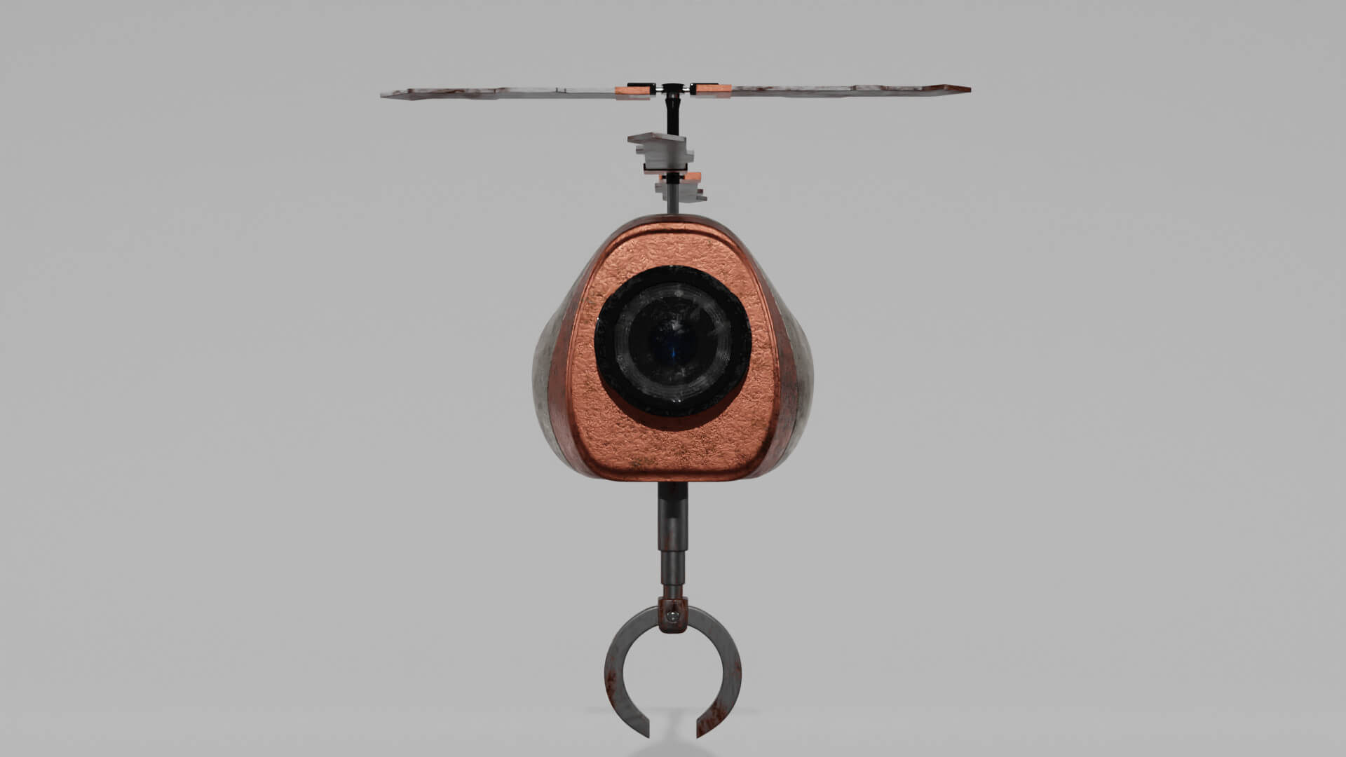 Robot: Drone with hook - 3D Model by clickdamn