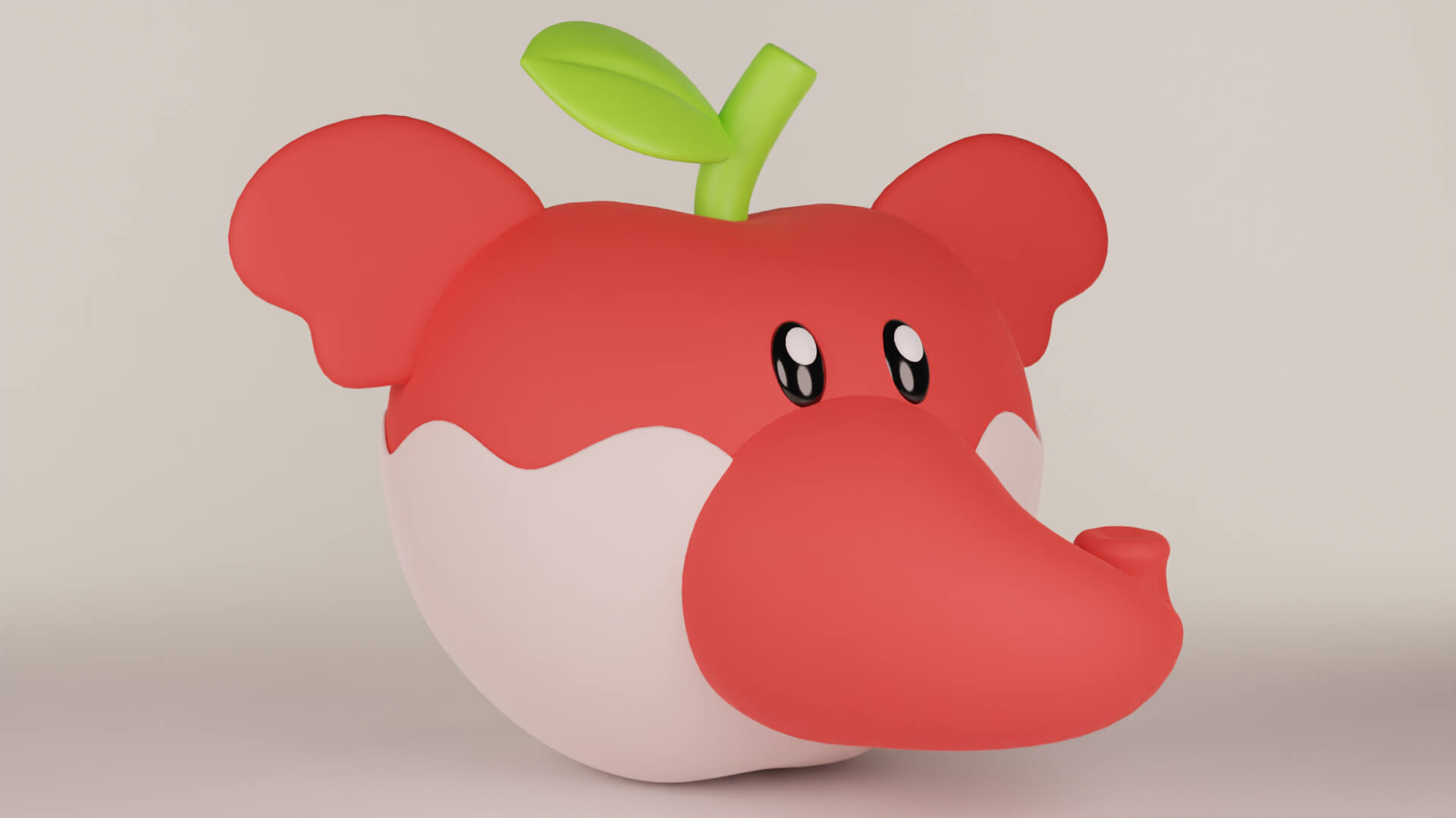 Elephant Apple Super Mario Wonder - 3D Model by clickdamn