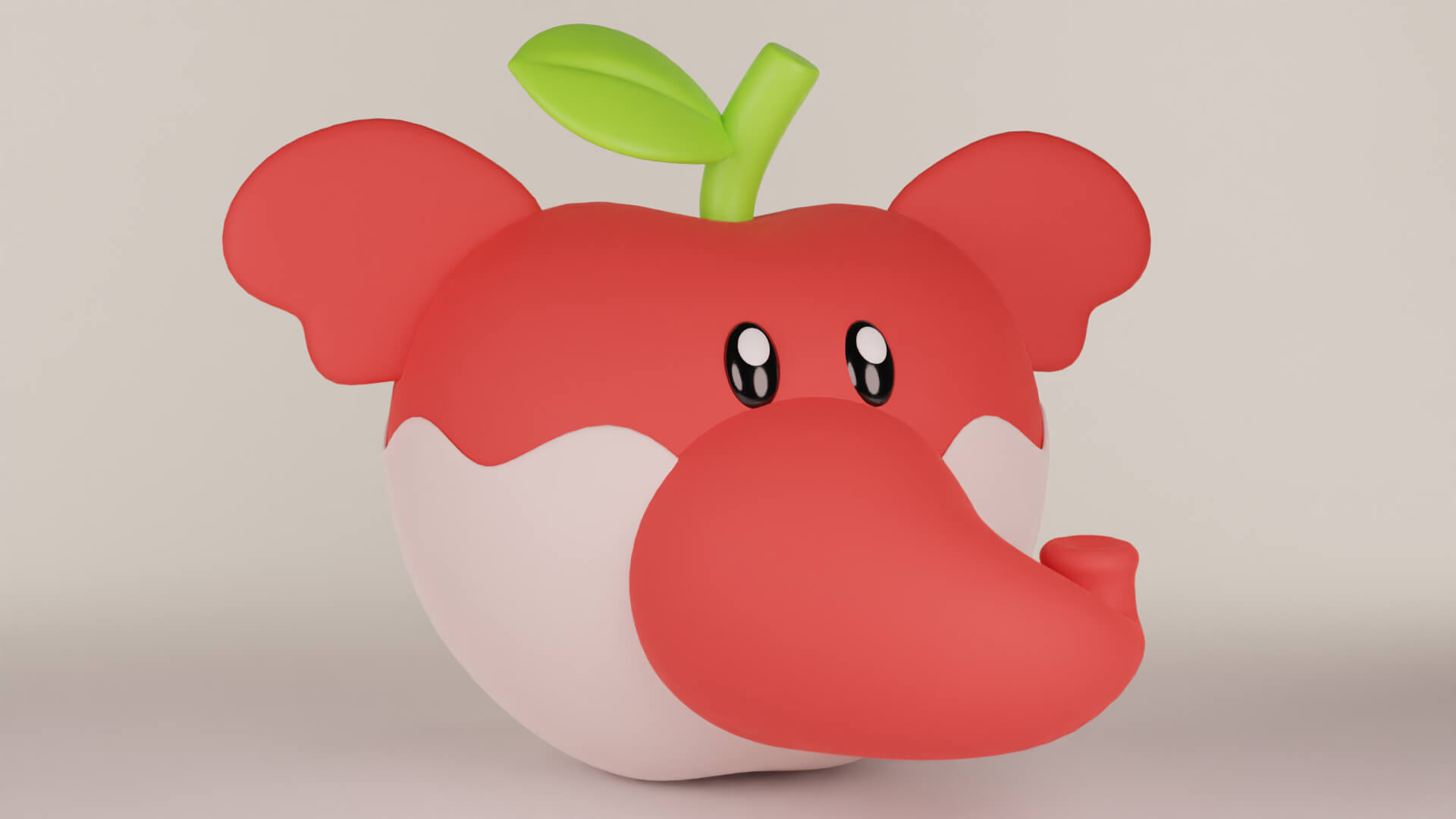 Elephant Apple Super Mario Wonder - 3D Model by clickdamn