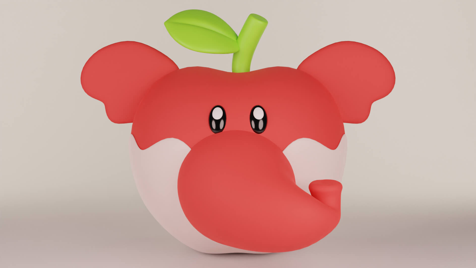 Elephant Apple Super Mario Wonder - 3D Model by clickdamn