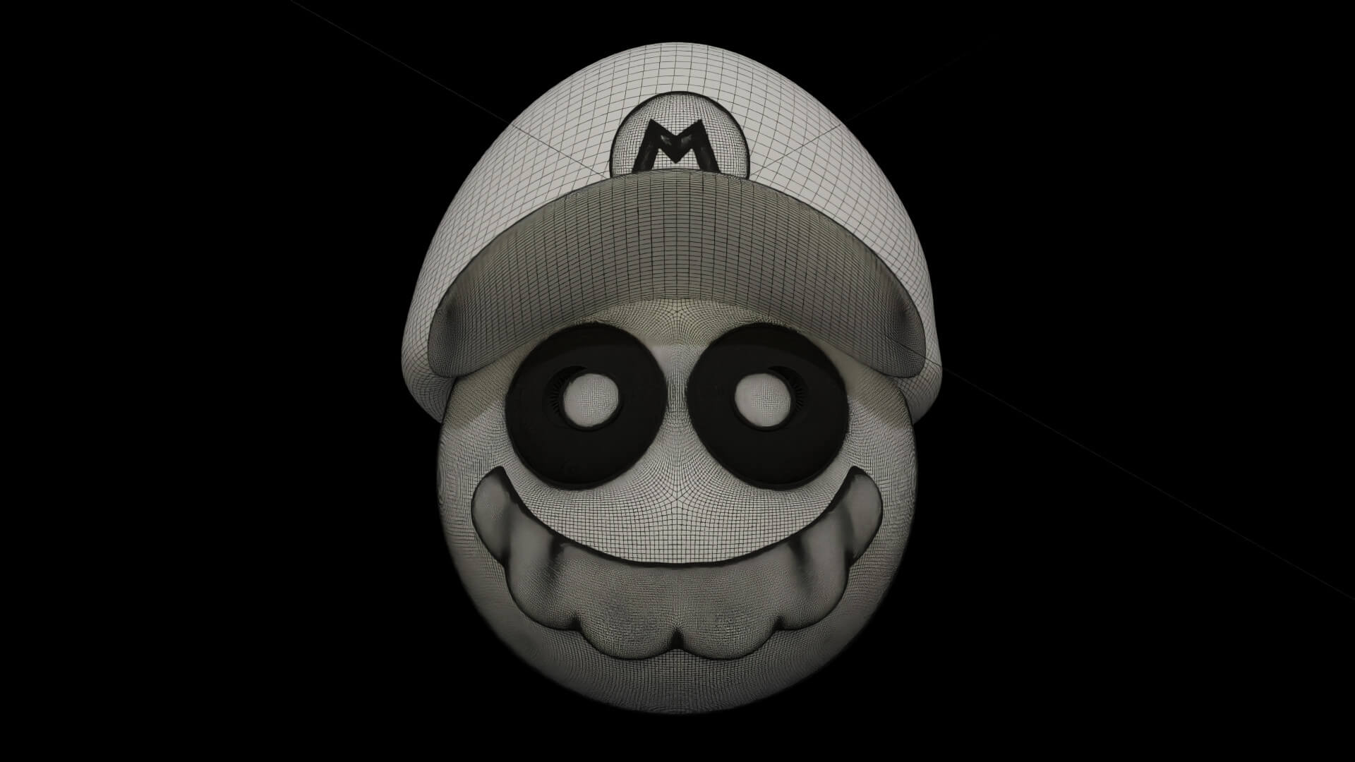 Emoji Mario from Super Mario - 3D Model by clickdamn