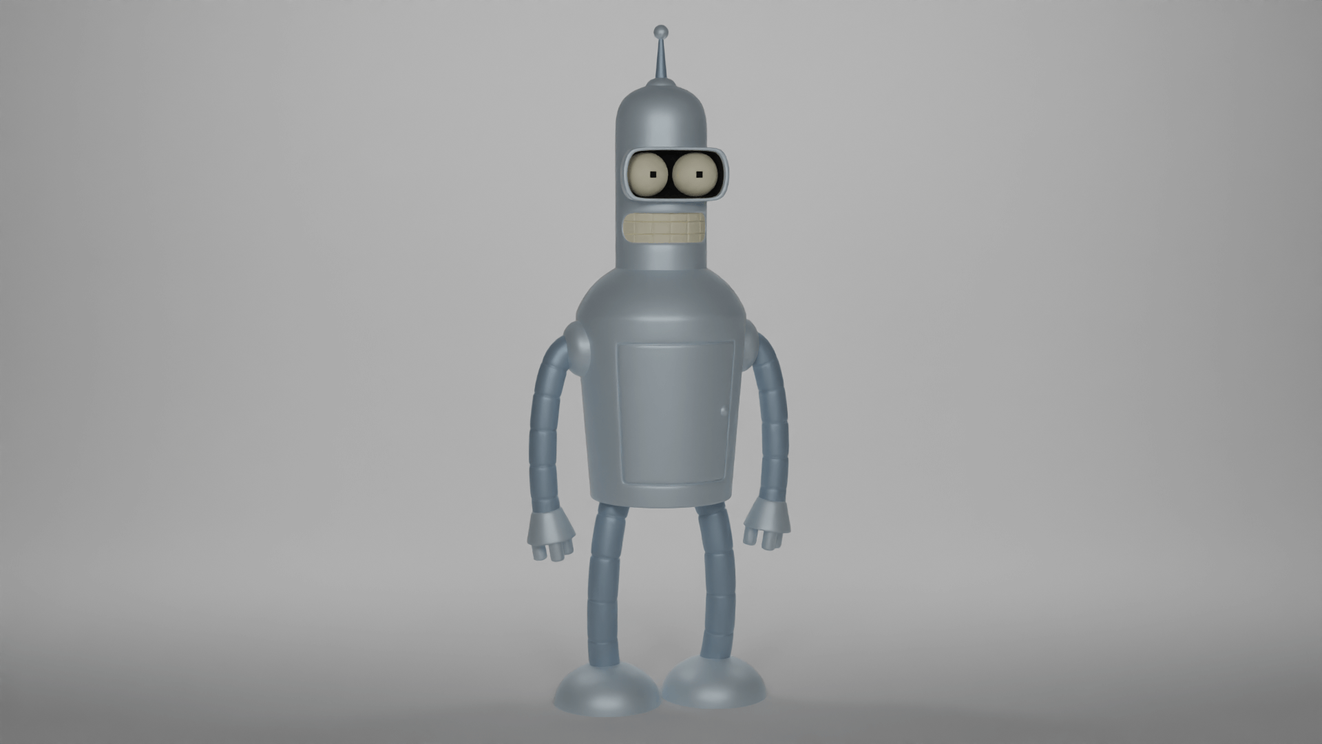 Bender 3D Render, Digital Art by clickdamn