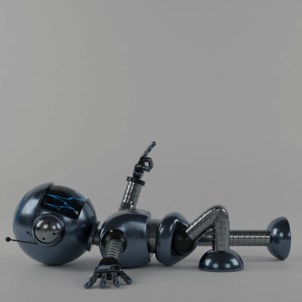 Robot 3D Render | RenderHub Gallery