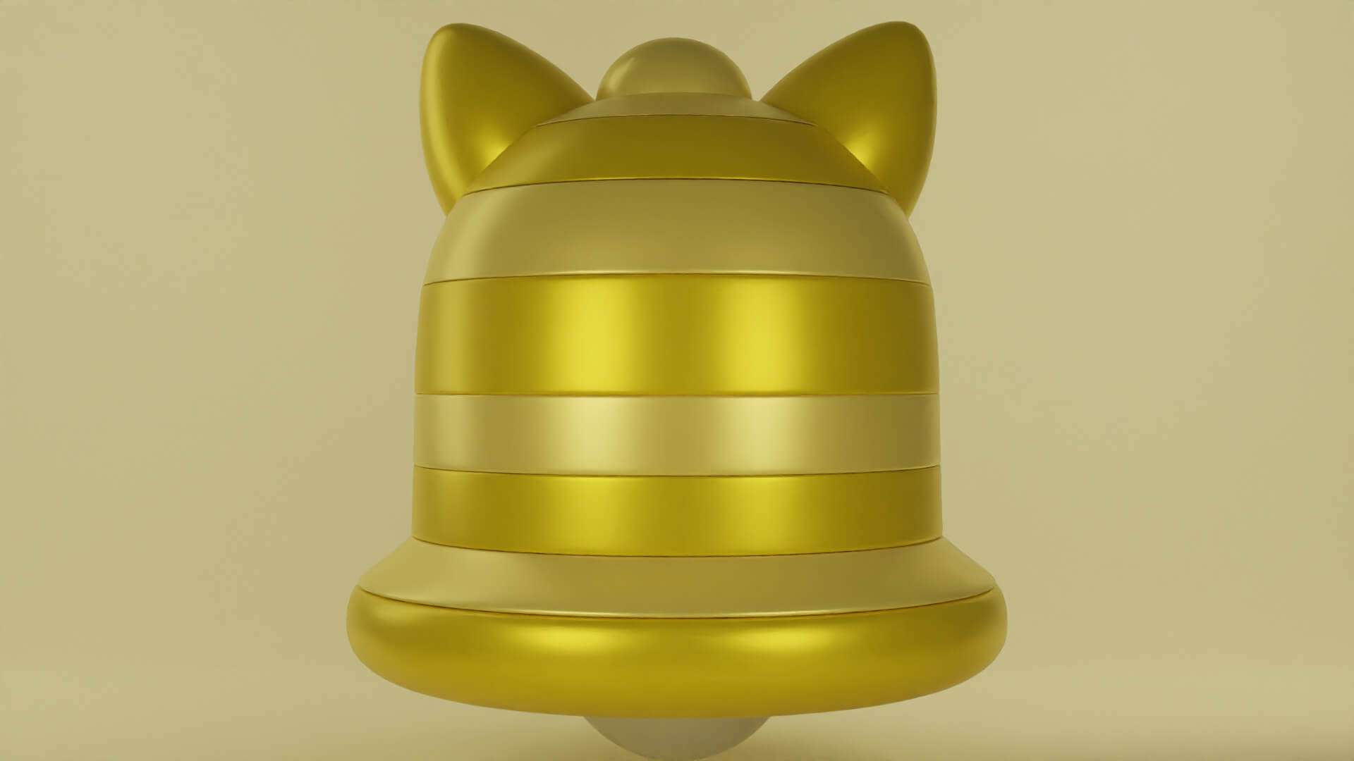 Giga Bell From Mario Games - 3D Model by clickdamn