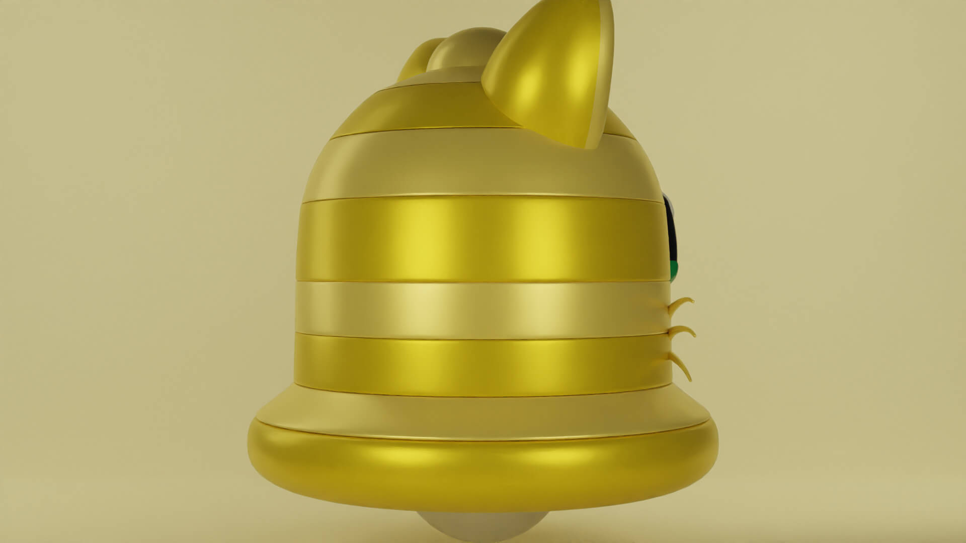 Giga Bell From Mario Games - 3D Model by clickdamn