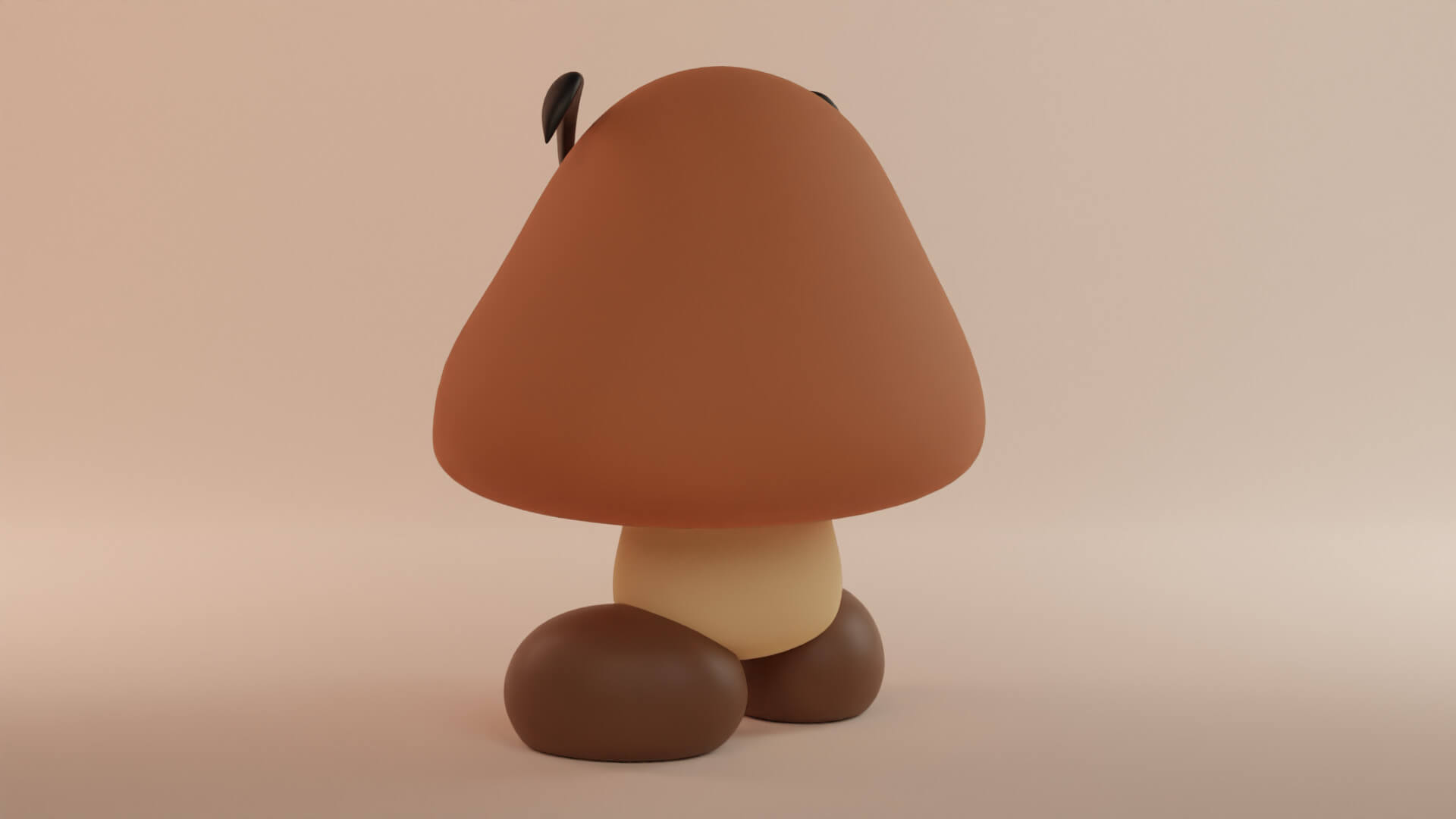 Goomba From Super Mario - 3D Model by clickdamn