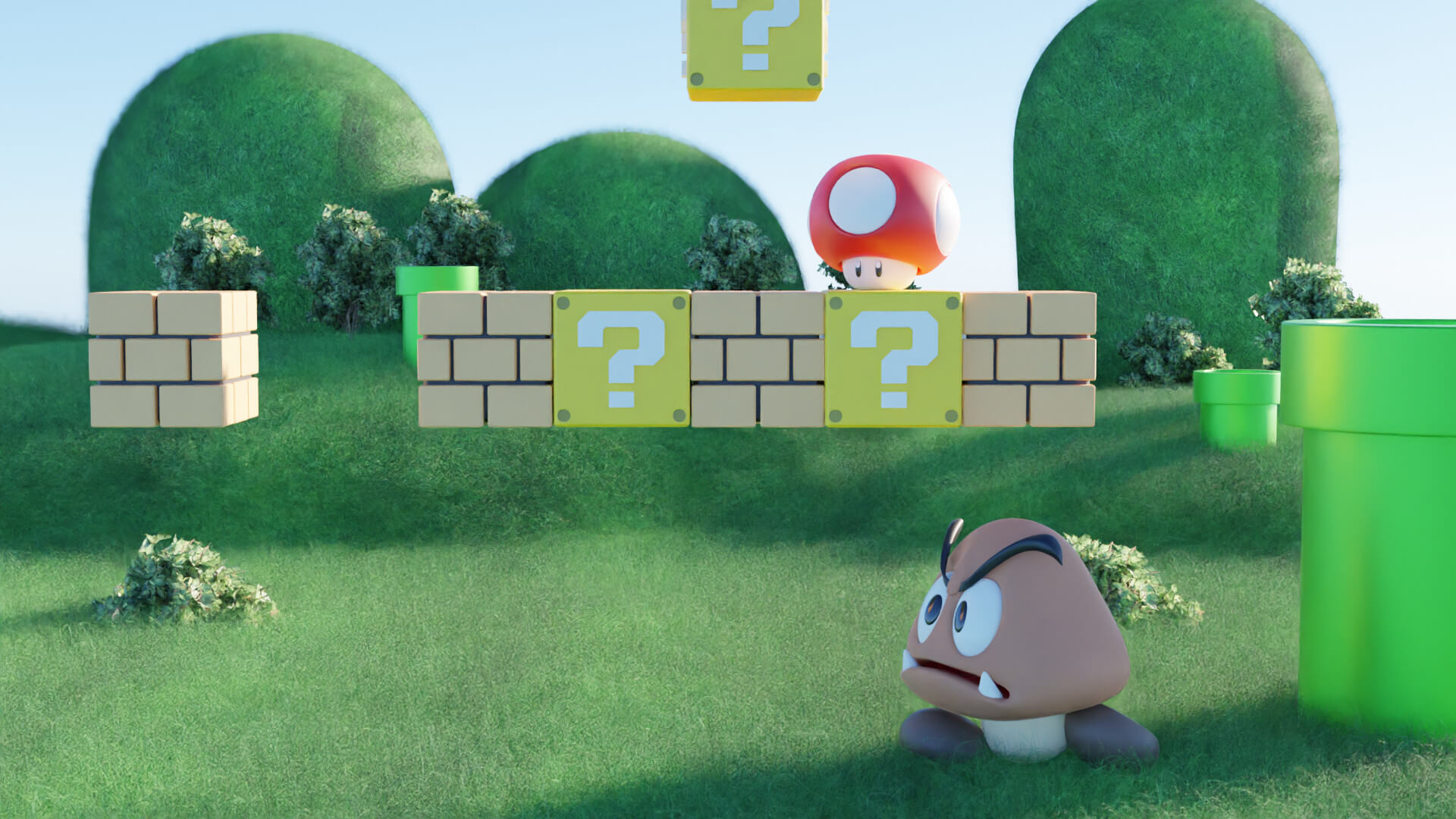 Goomba From Super Mario - 3D Model by clickdamn