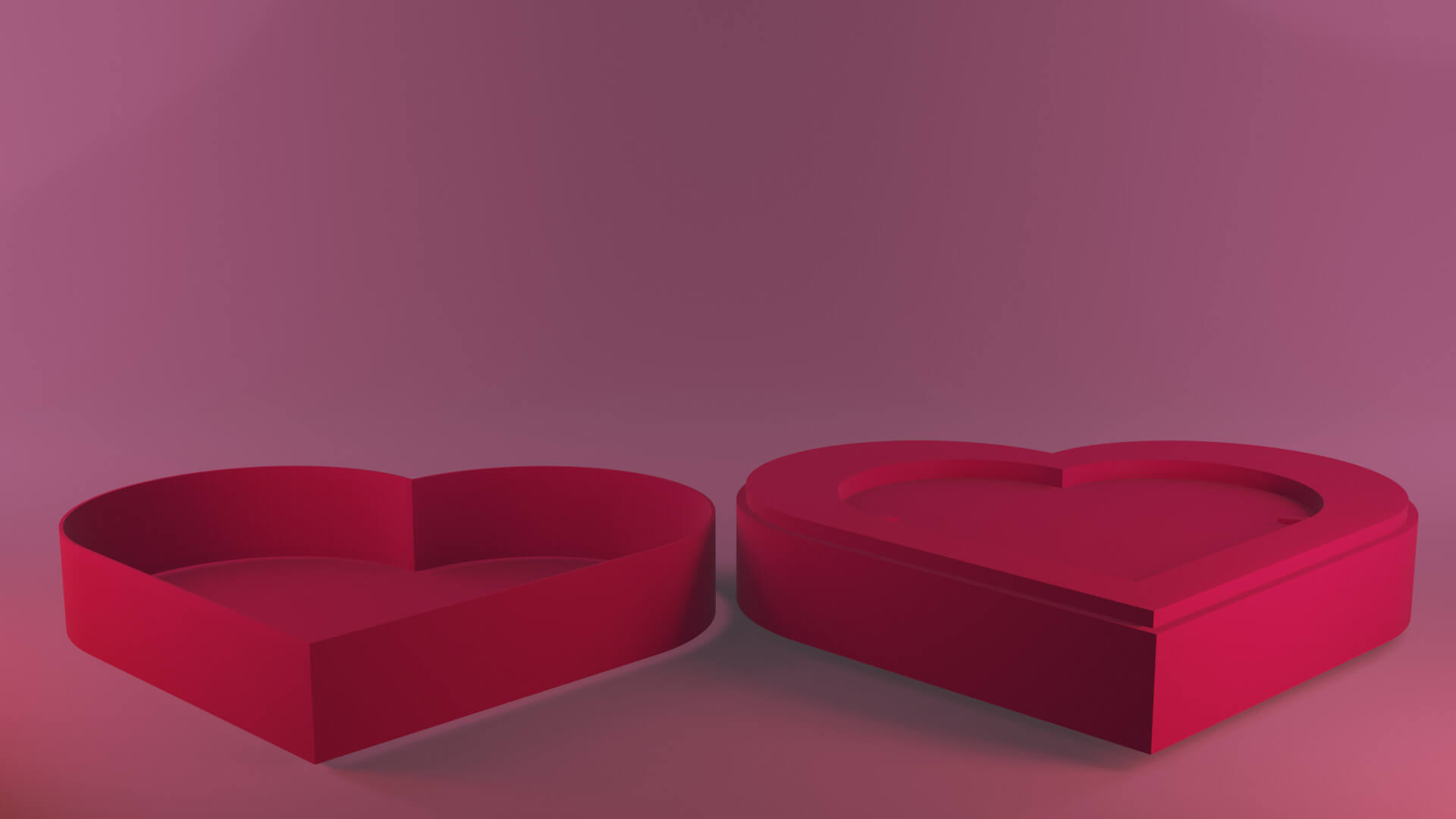 Heart Box (Valentine Gift) - Free 3D Model by clickdamn