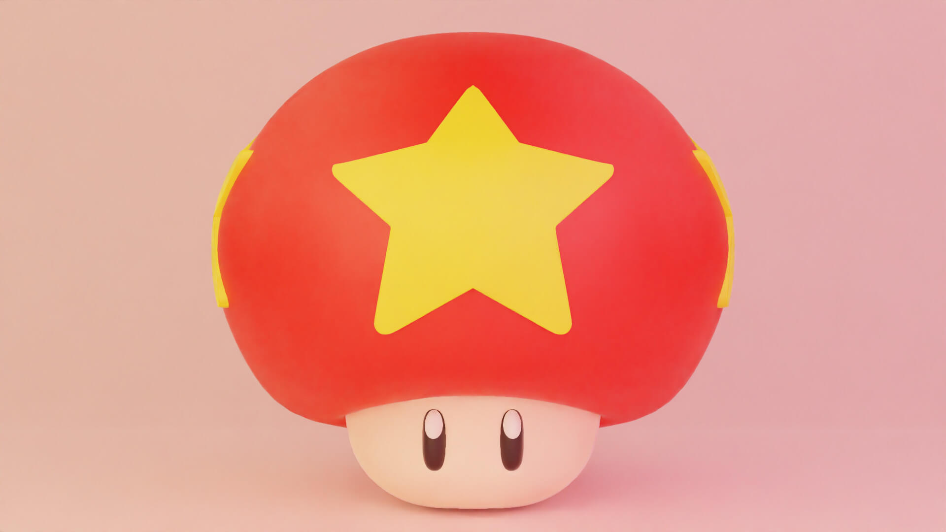 Life Mushroom From Mario's Games - 3D Model by clickdamn