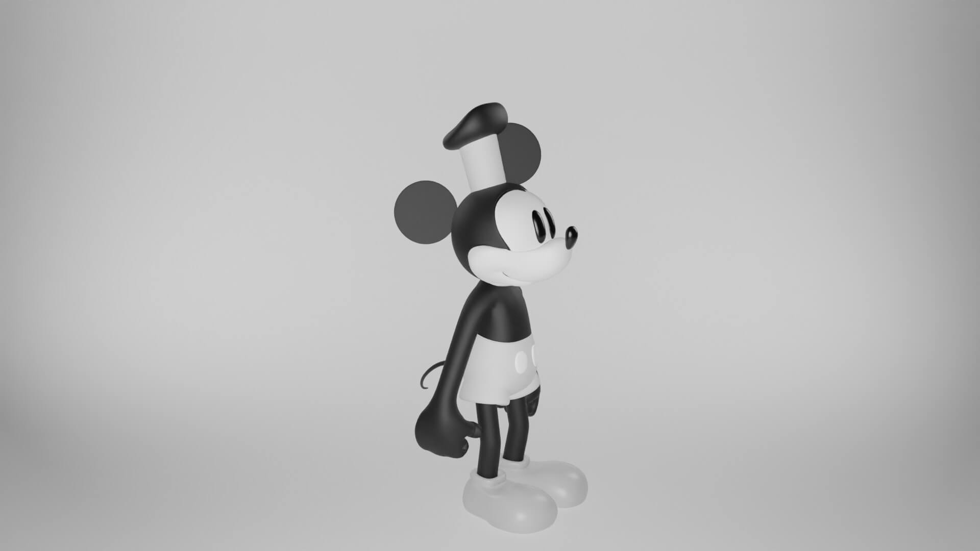 Mickey Mouse - 3D Model by clickdamn