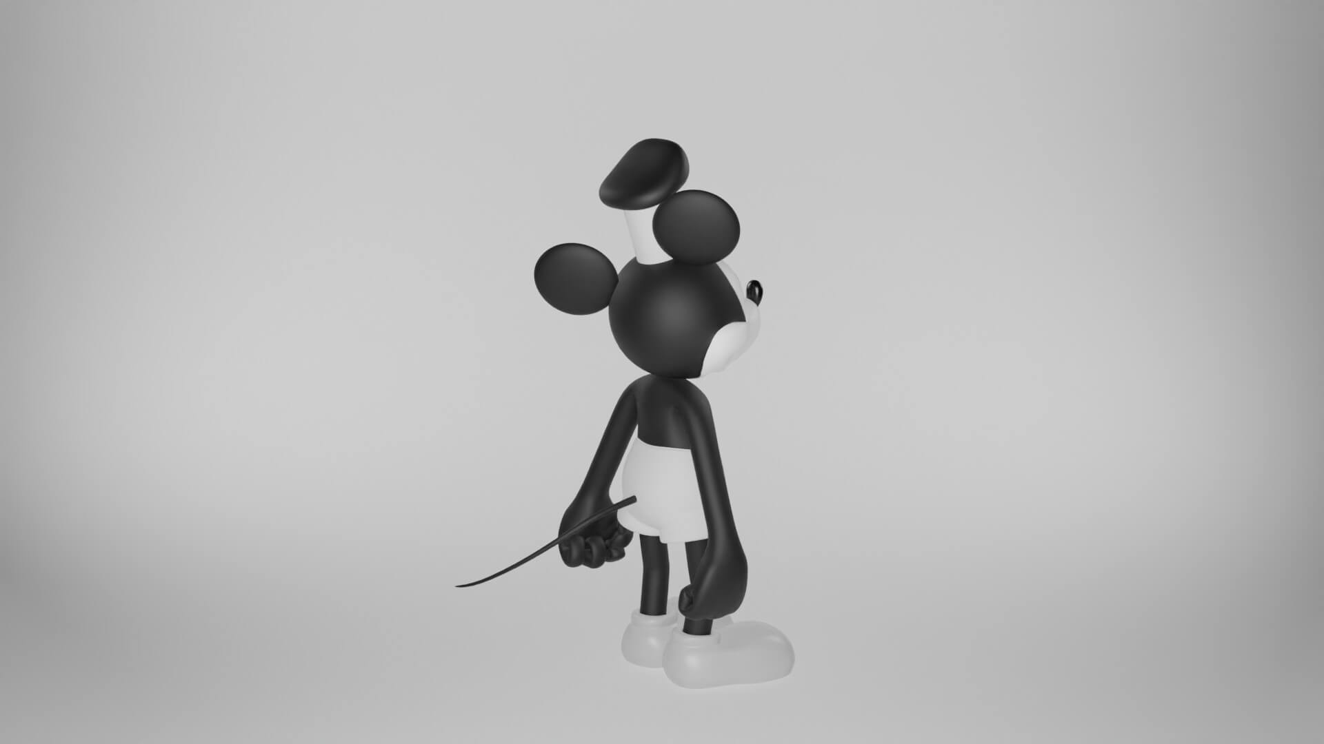 Mickey Mouse - 3D Model by clickdamn