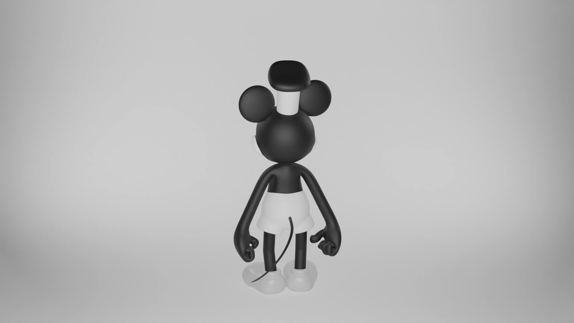 Mickey Mouse - 3D Model by clickdamn