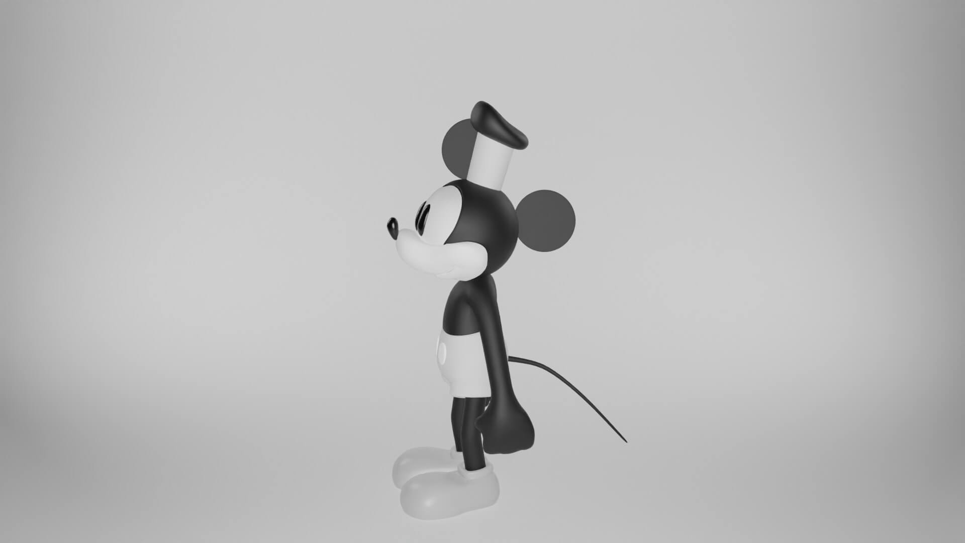 Mickey Mouse - 3D Model by clickdamn
