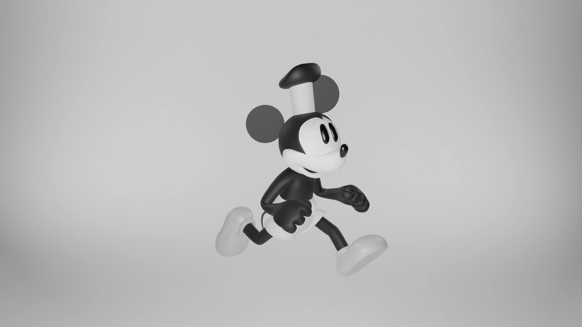 Mickey Mouse - 3D Model by clickdamn