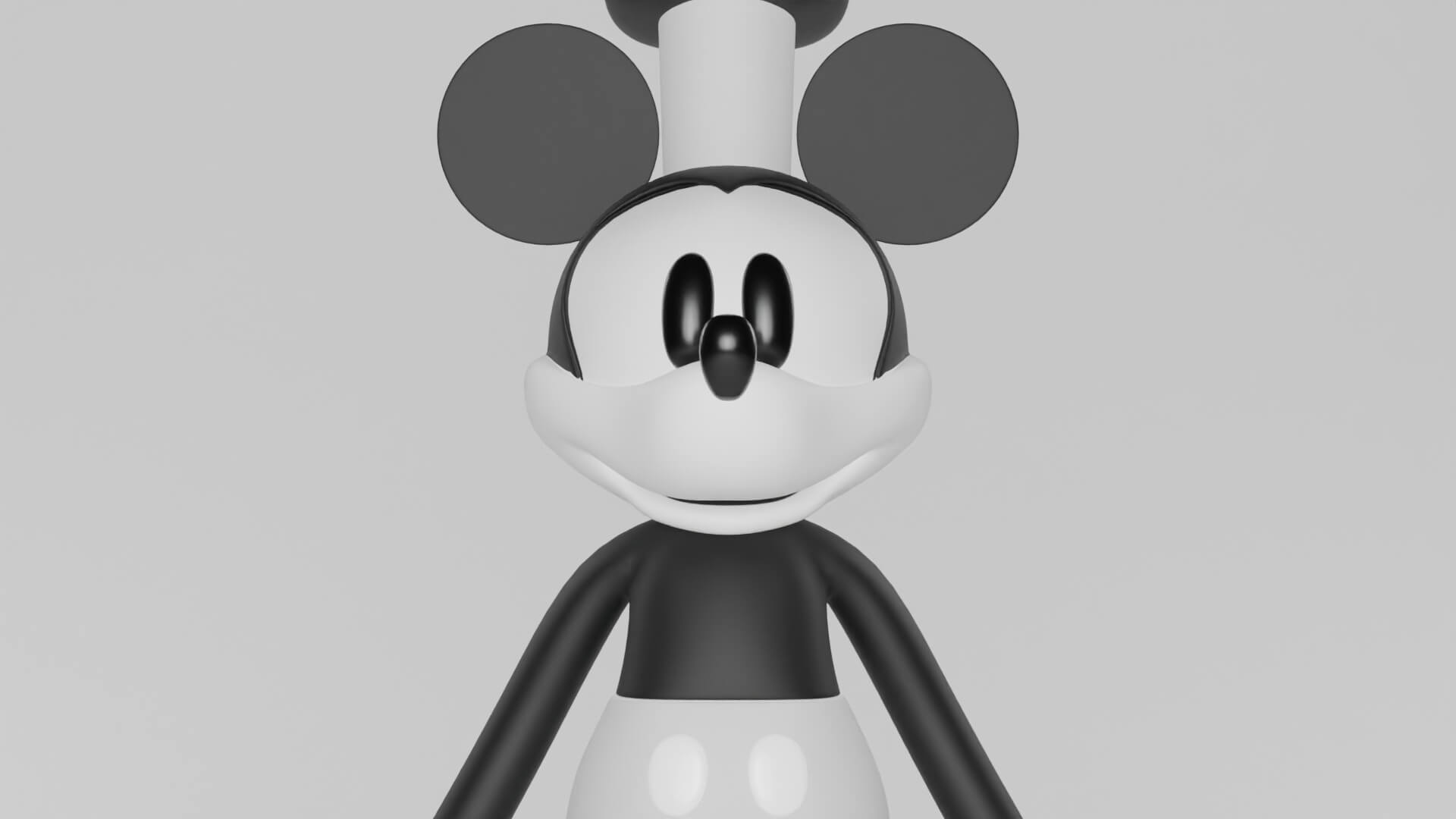 Mickey Mouse - 3D Model by clickdamn