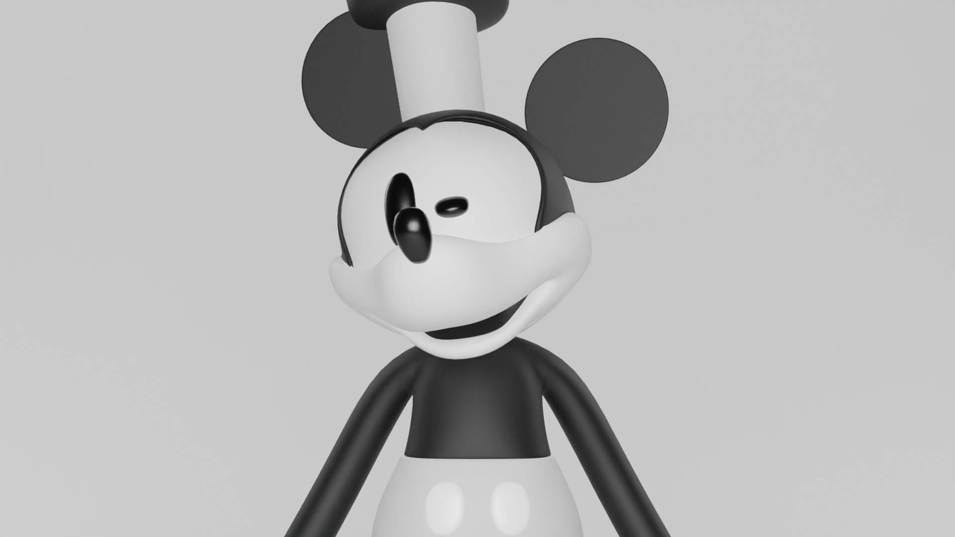 Mickey Mouse - 3D Model by clickdamn