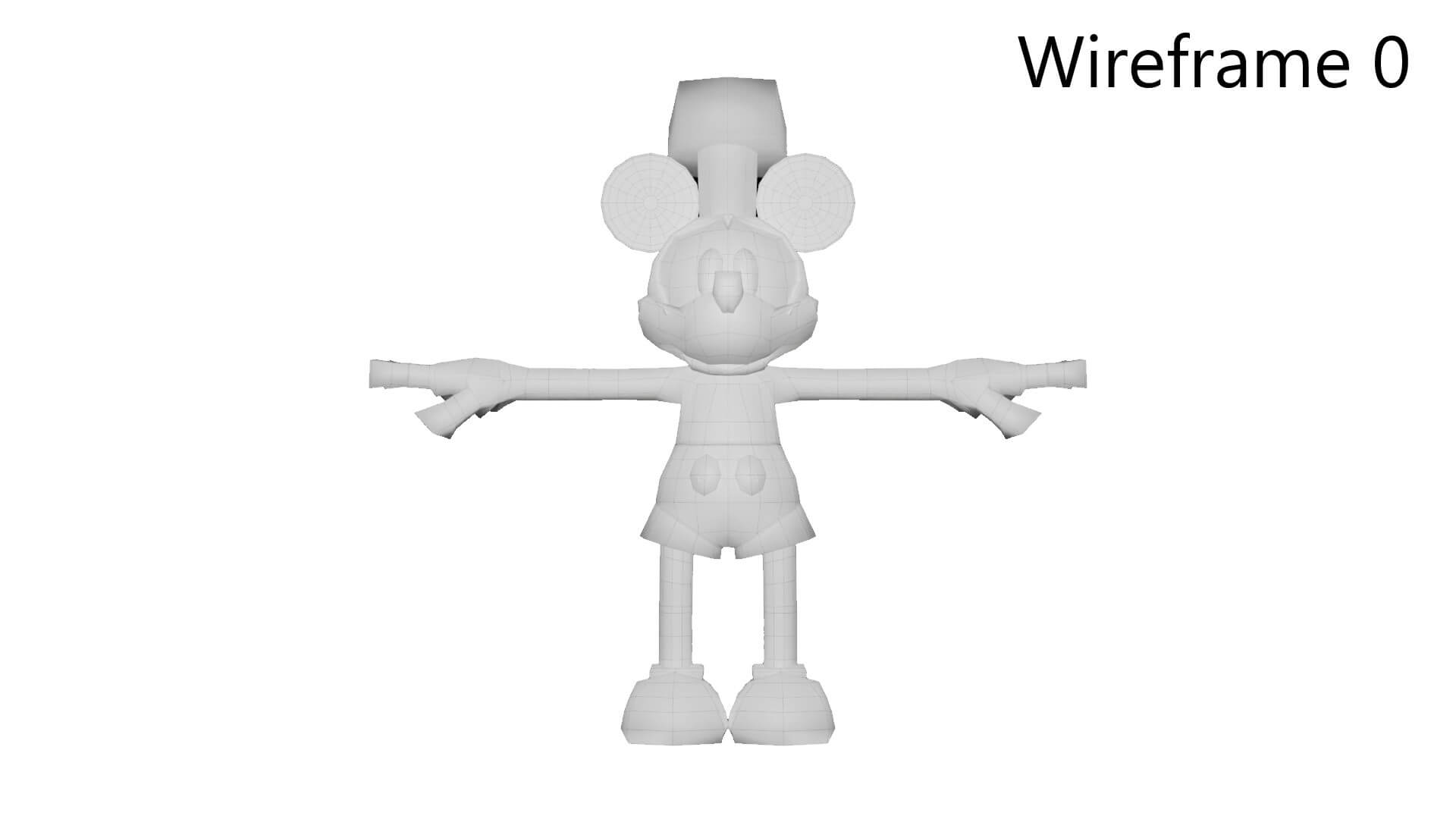 Mickey Mouse - 3D Model by clickdamn