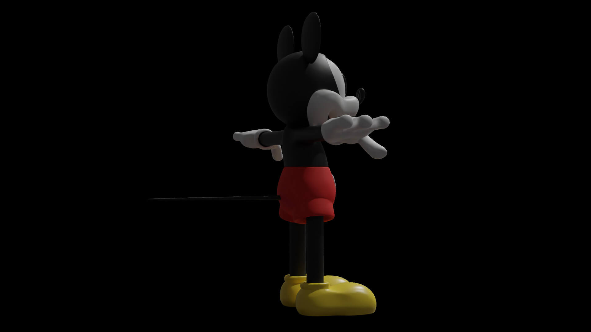 Mickey Mouse - 3D Model by clickdamn