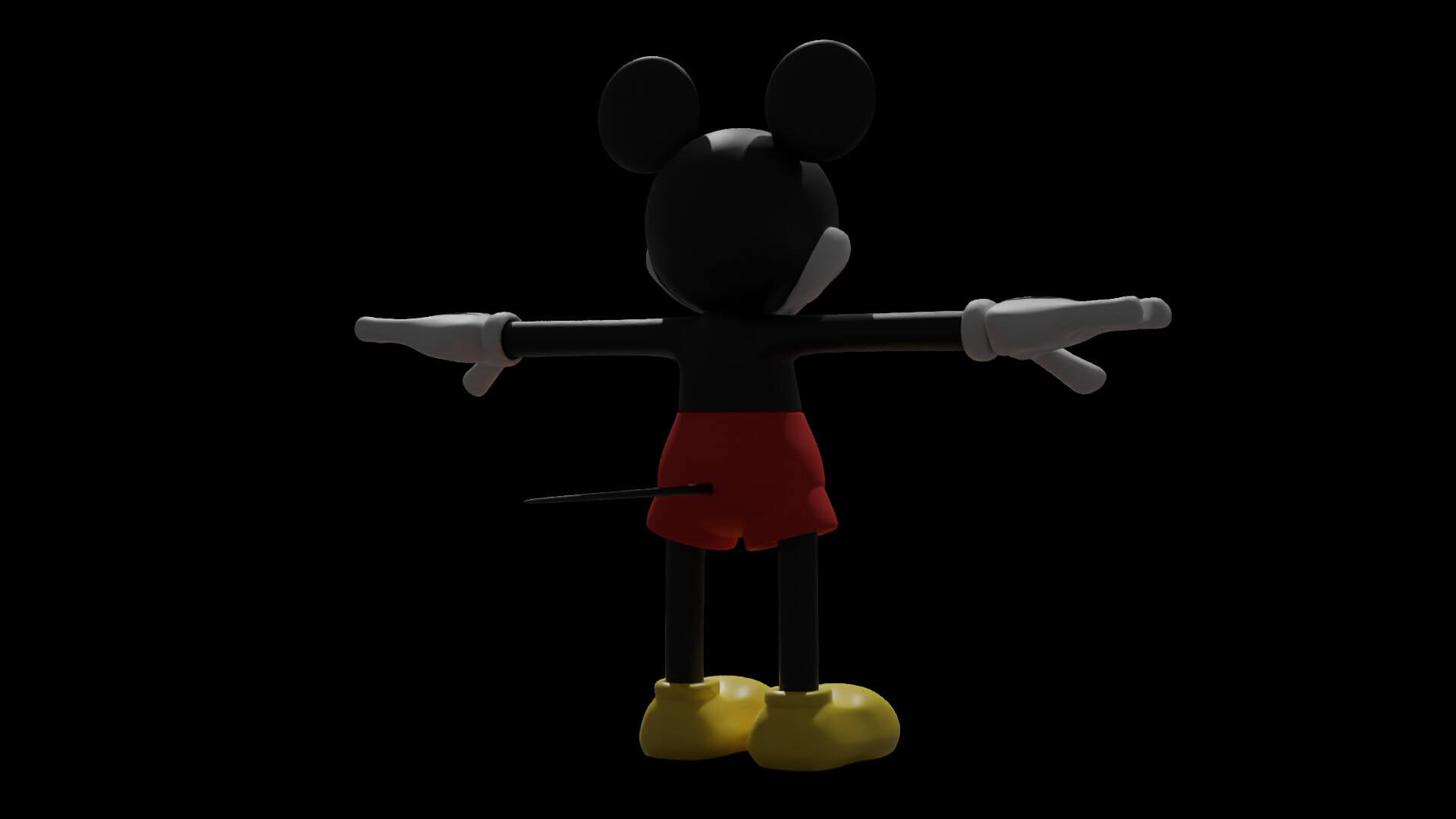 Mickey Mouse - 3D Model by clickdamn