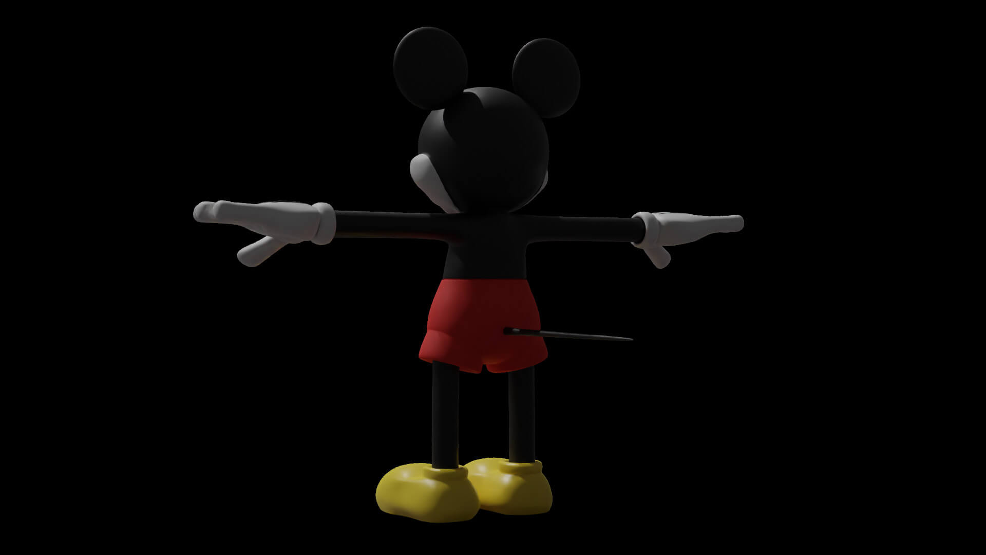 Mickey Mouse - 3D Model by clickdamn