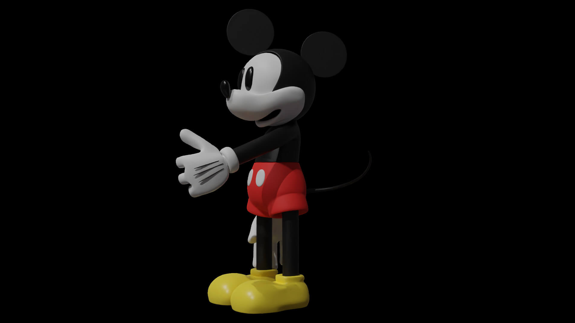 Mickey Mouse - 3D Model by clickdamn