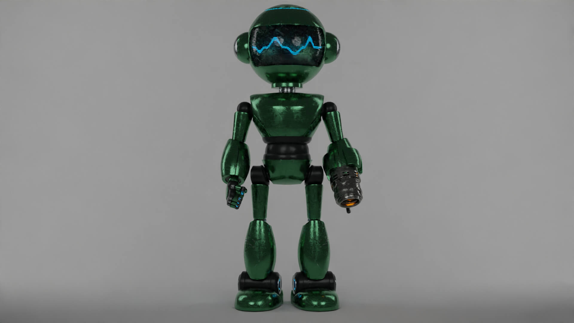 New Modern Robot V2 - 3D Model by clickdamn