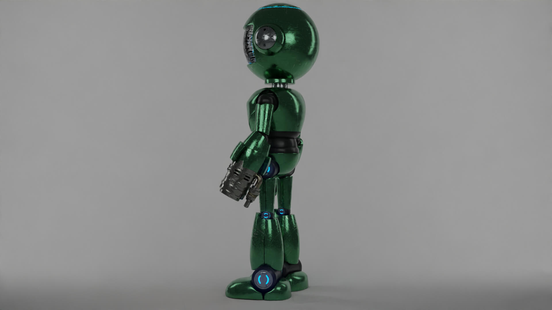 New Modern Robot V2 - 3D Model by clickdamn