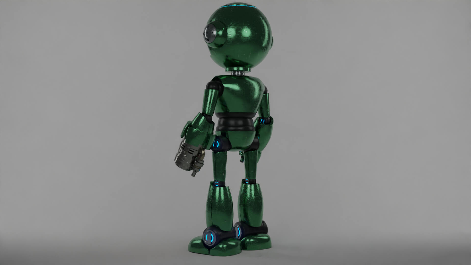 New Modern Robot V2 - 3D Model by clickdamn