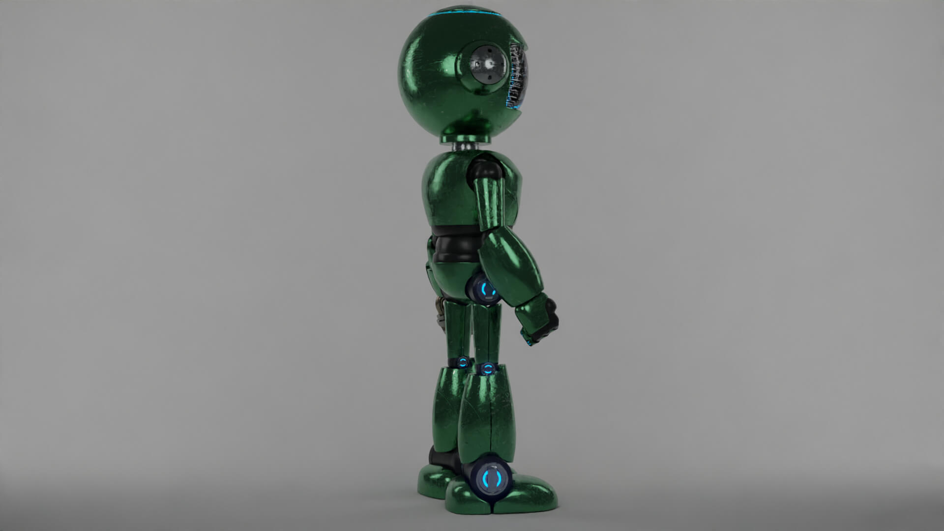New Modern Robot V2 - 3D Model by clickdamn