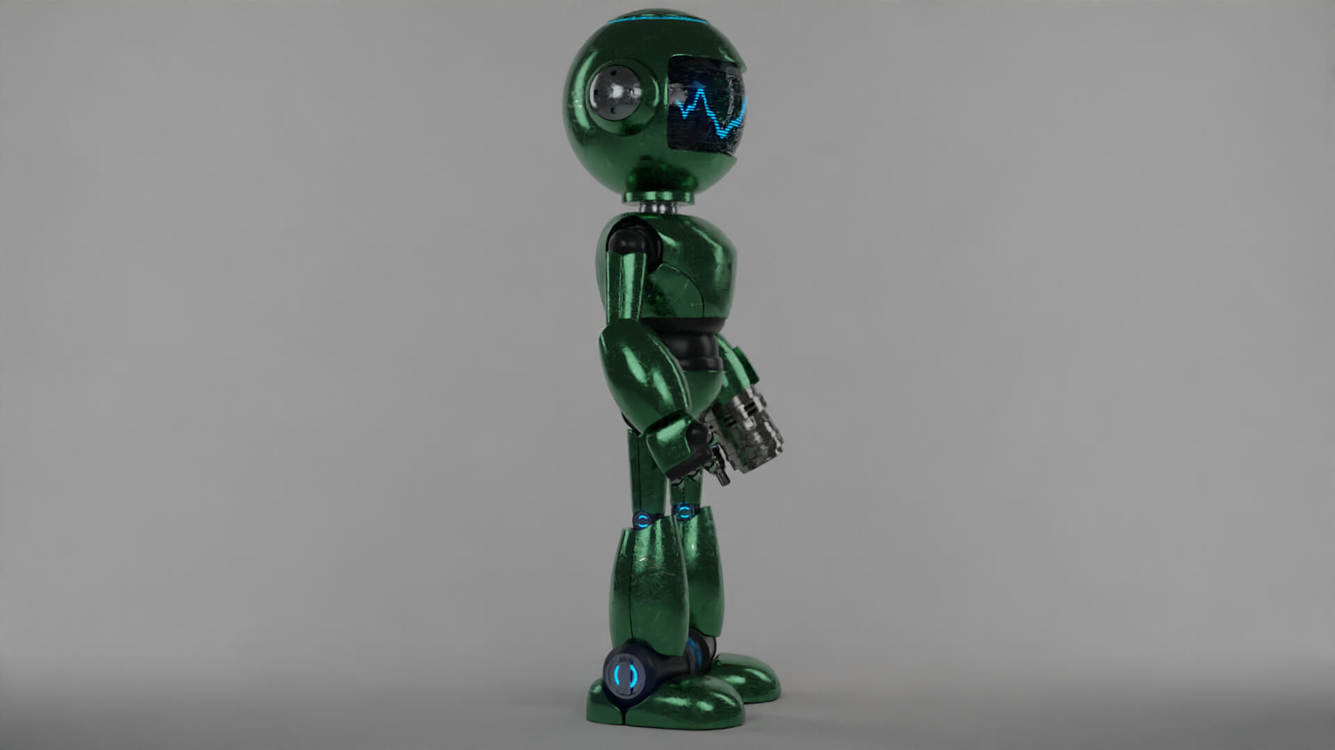 New Modern Robot V2 - 3D Model by clickdamn