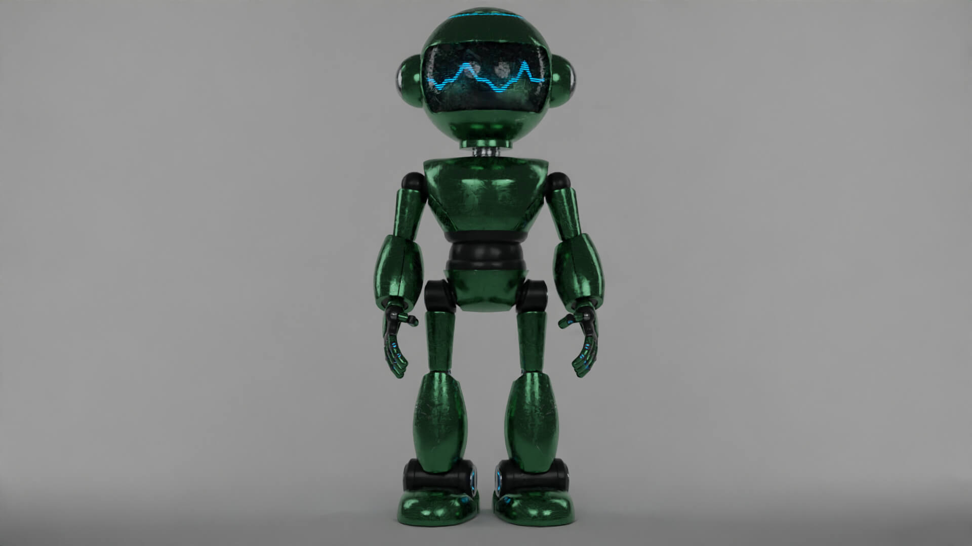 New Modern Robot V2 - 3D Model by clickdamn
