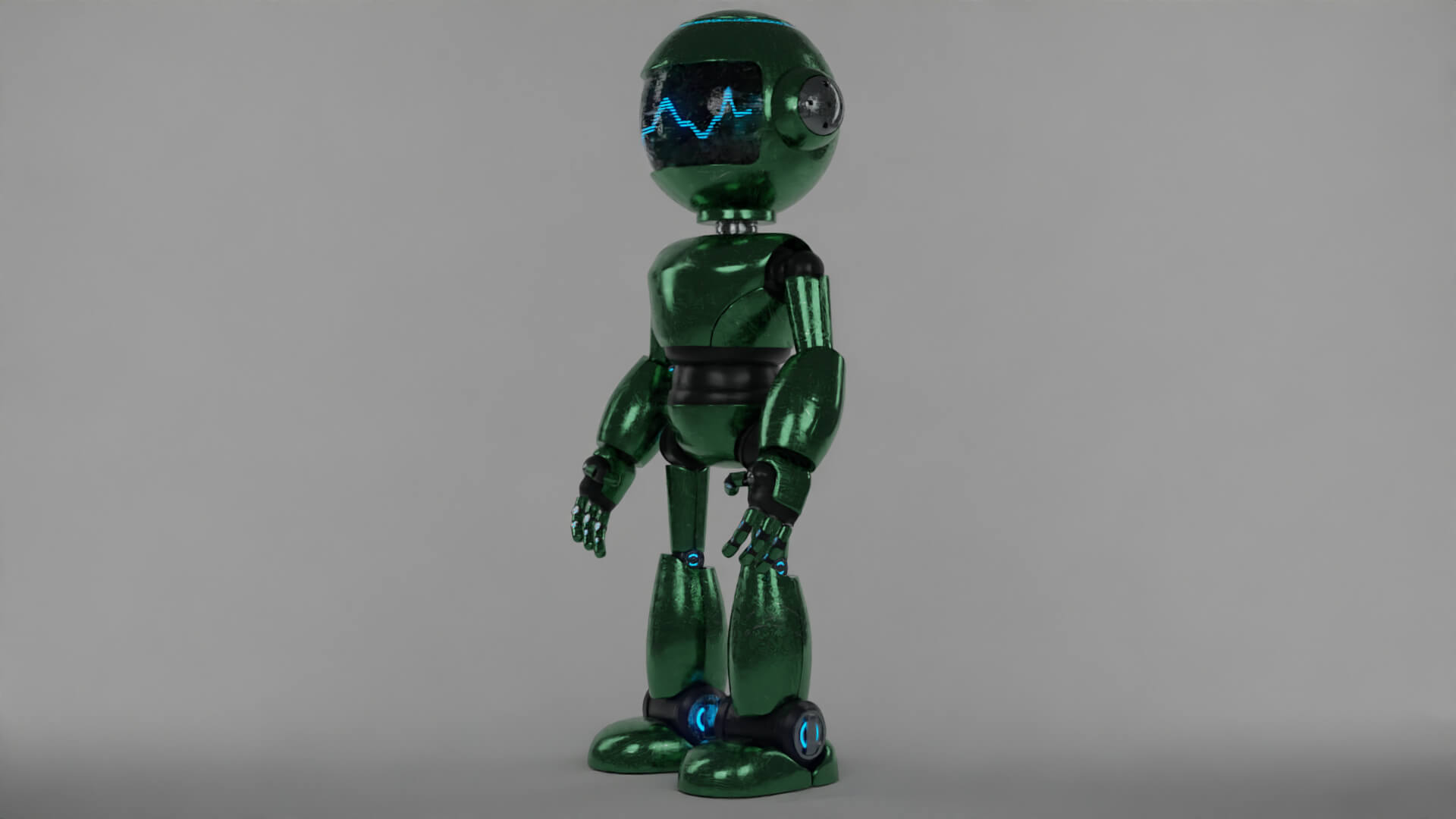 New Modern Robot V2 - 3D Model by clickdamn