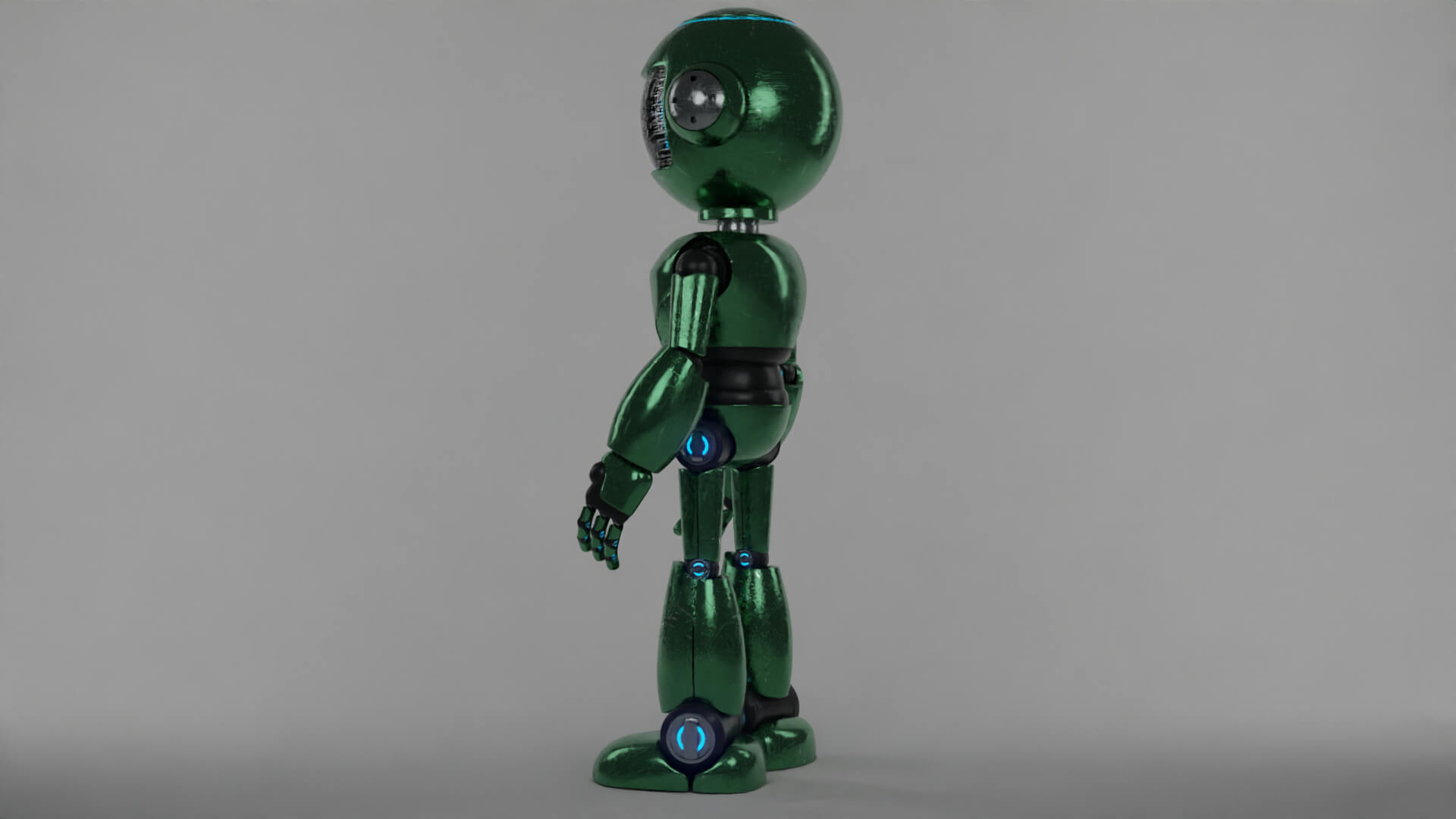 New Modern Robot V2 - 3D Model by clickdamn