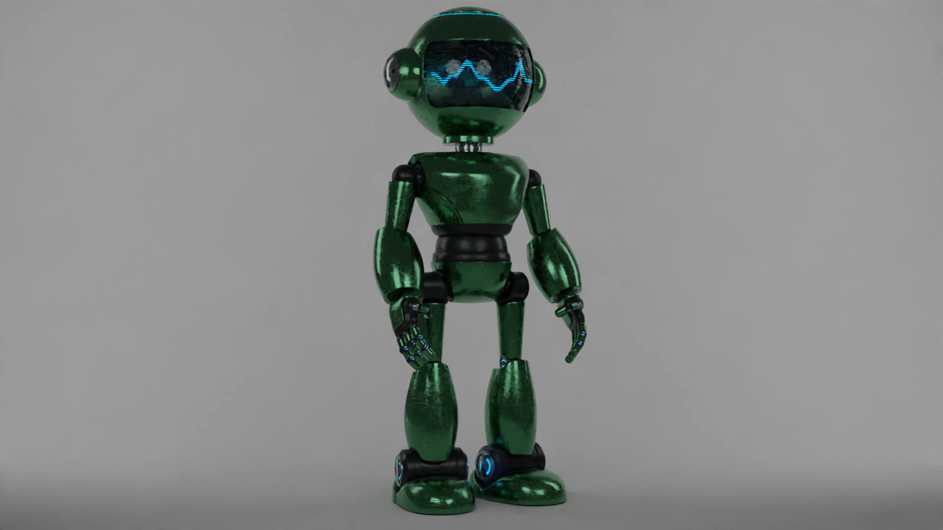 New Modern Robot V2 - 3D Model by clickdamn