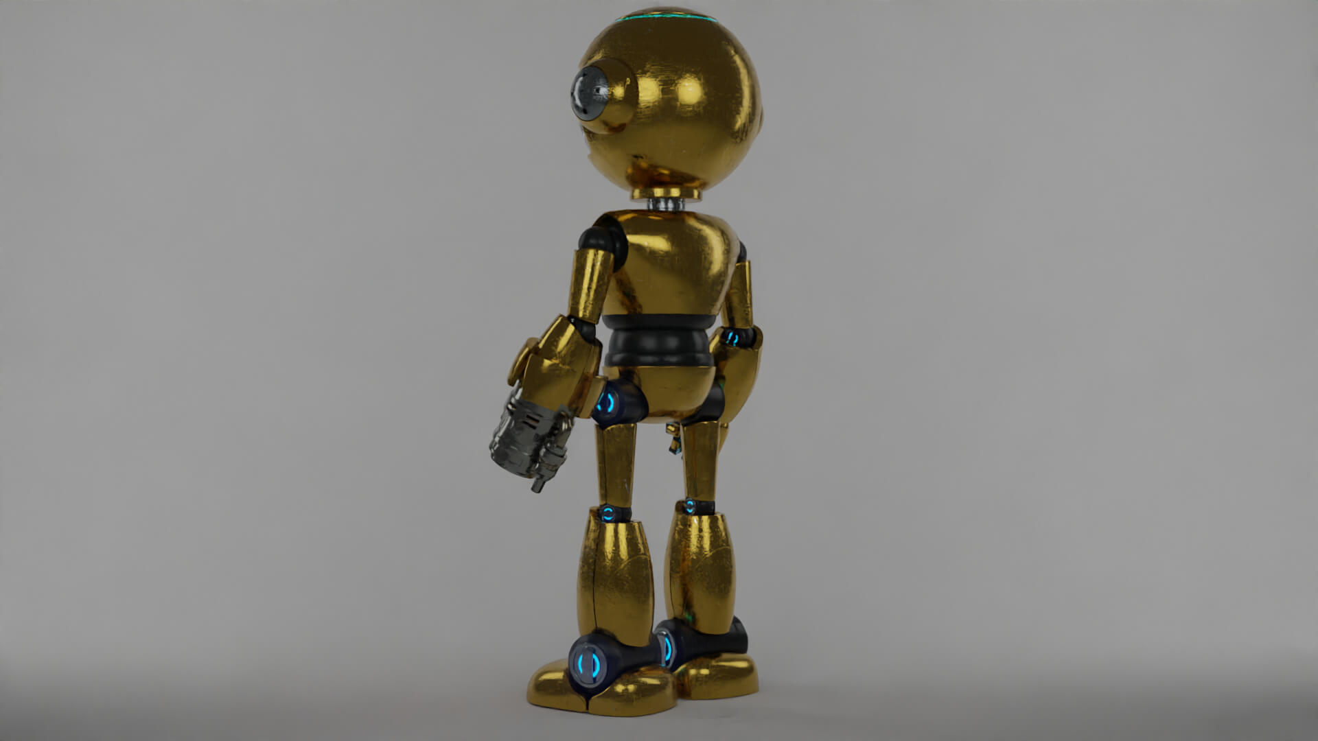 New Modern Robot V3 - 3D Model by clickdamn